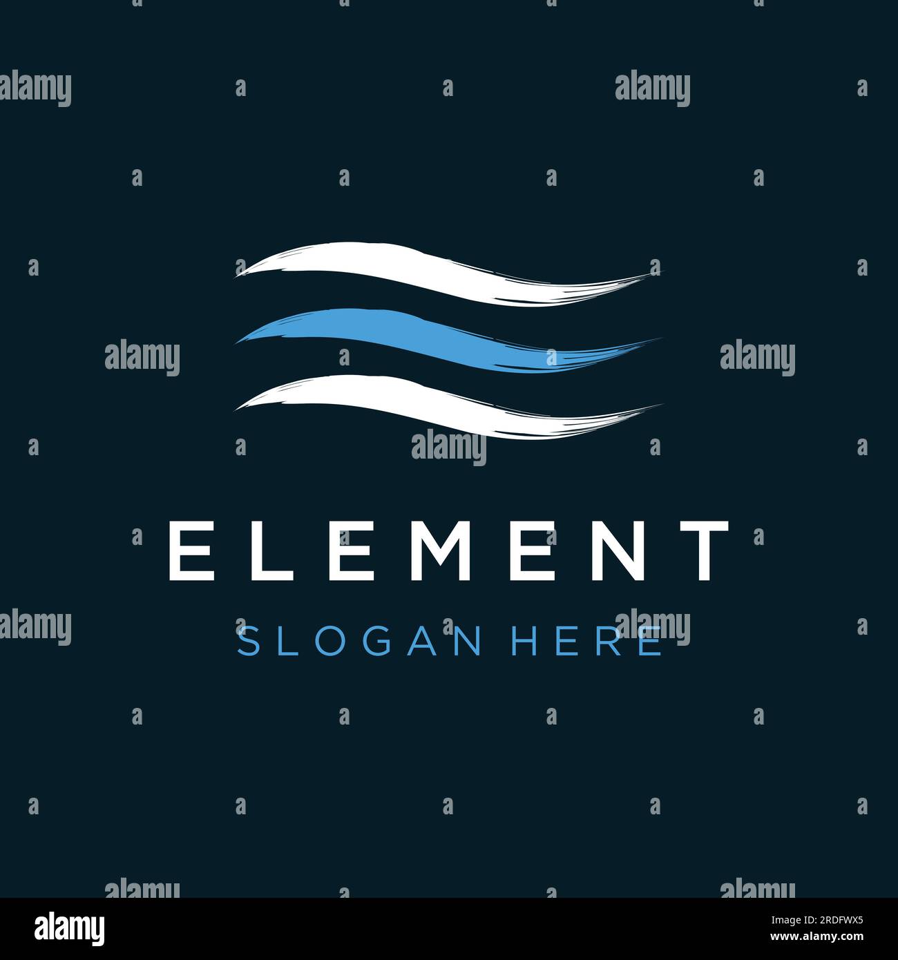 Creative wind or air wave element wave logo template.Logo for business ...