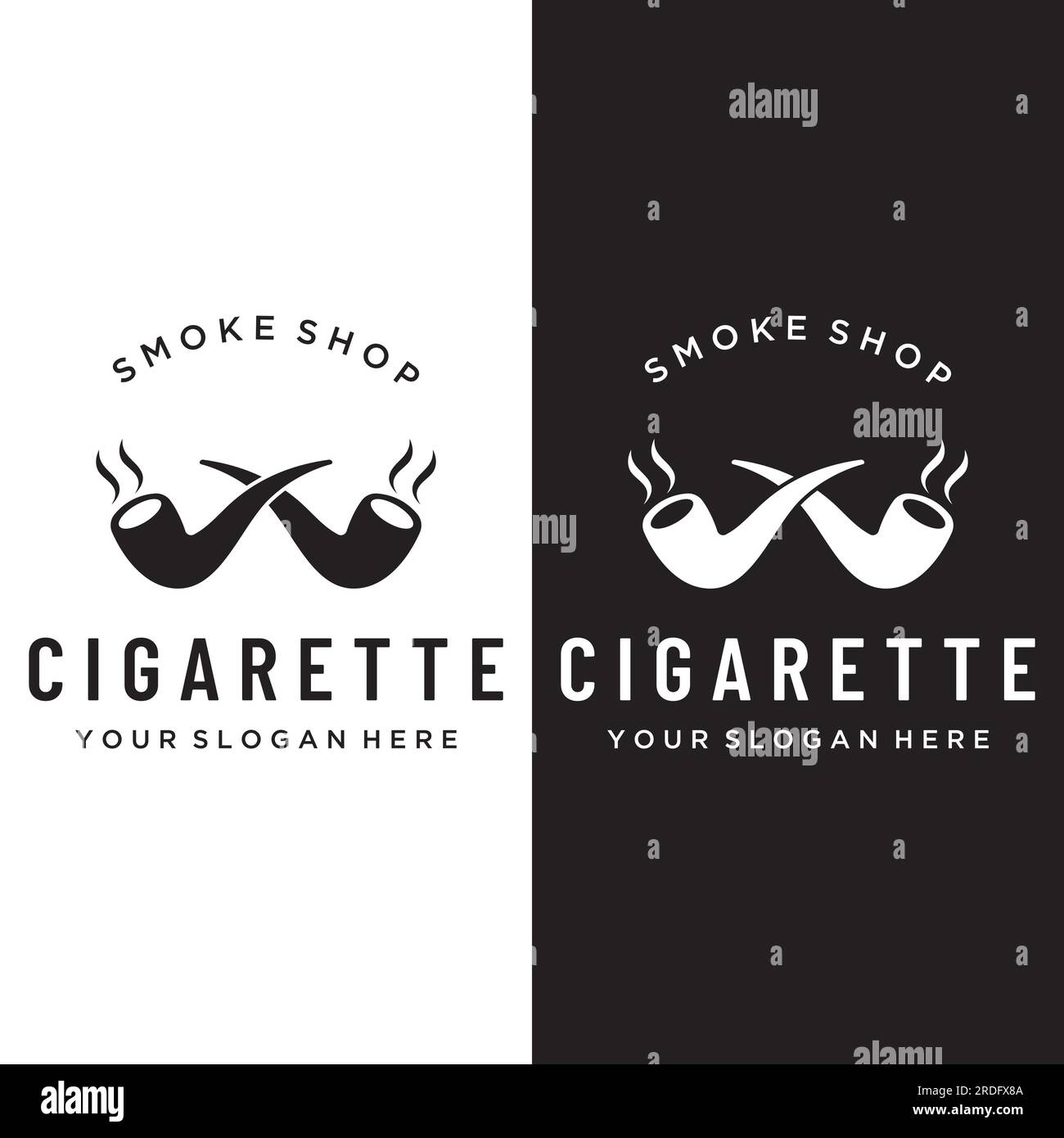 Smoke logo Stock Vector Images - Alamy