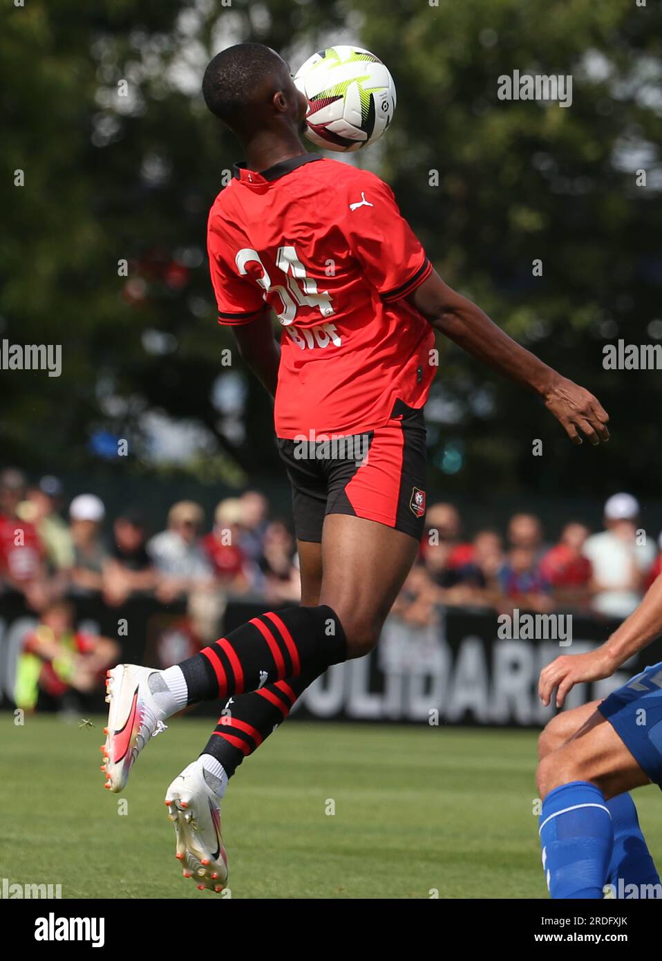 Wilson Samaké of Stade Rennais during the football Amical 2023 between ...