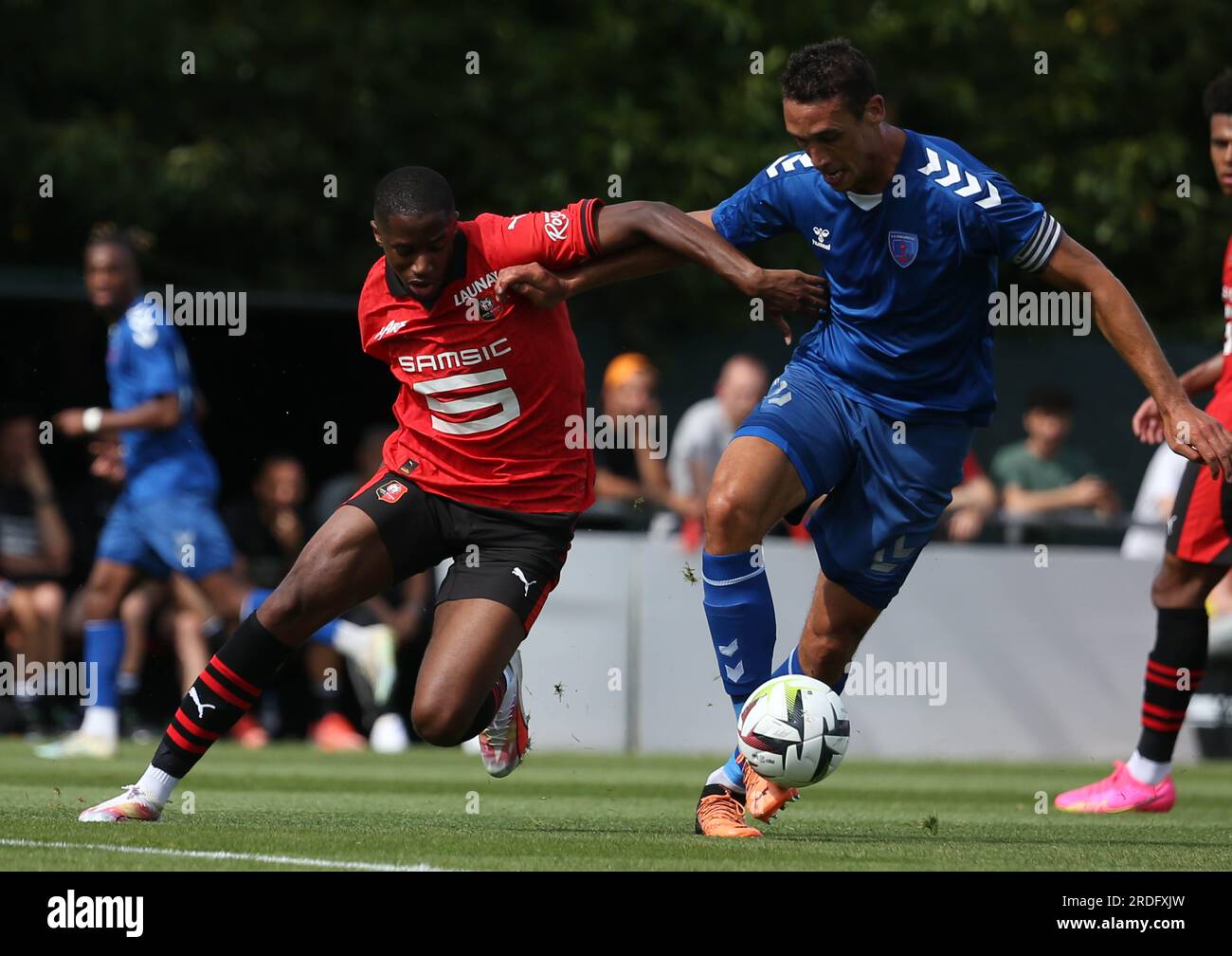 Wilson Samaké of Stade Rennais during the football Amical 2023 between ...