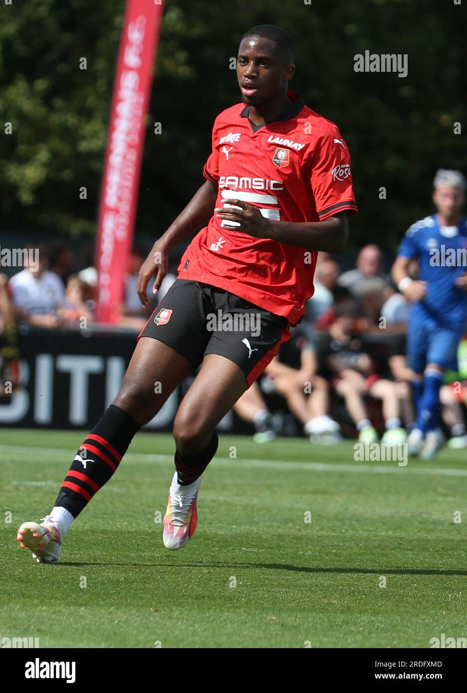 Wilson Samaké of Stade Rennais during the football Amical 2023 between ...