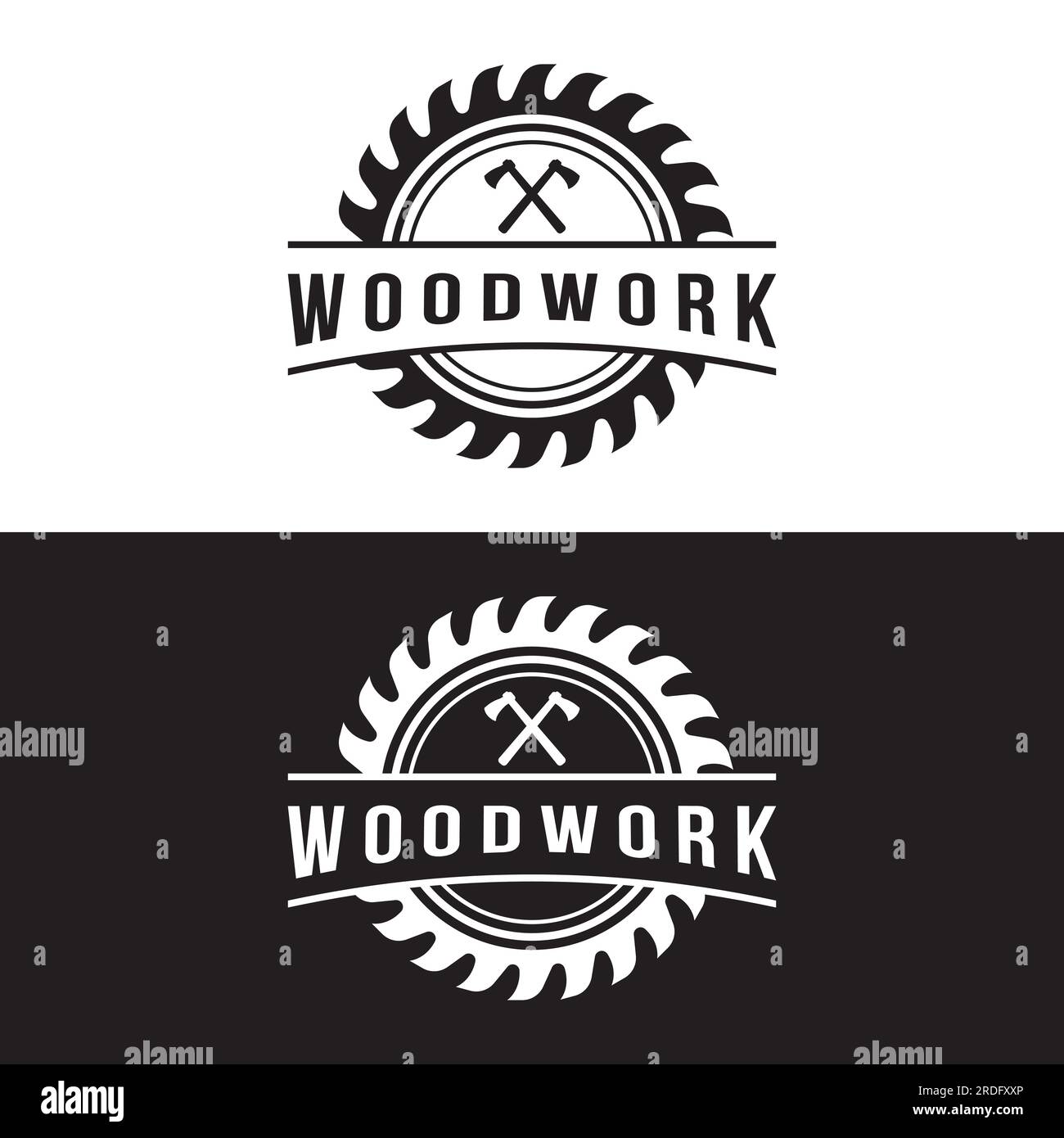 Wood saw premium logo design with vintage carpentry tools.Logo for ...