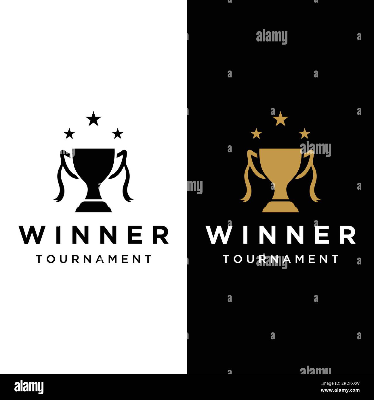 Creative and unique trophy logo. Trophy logo for sports tournament ...