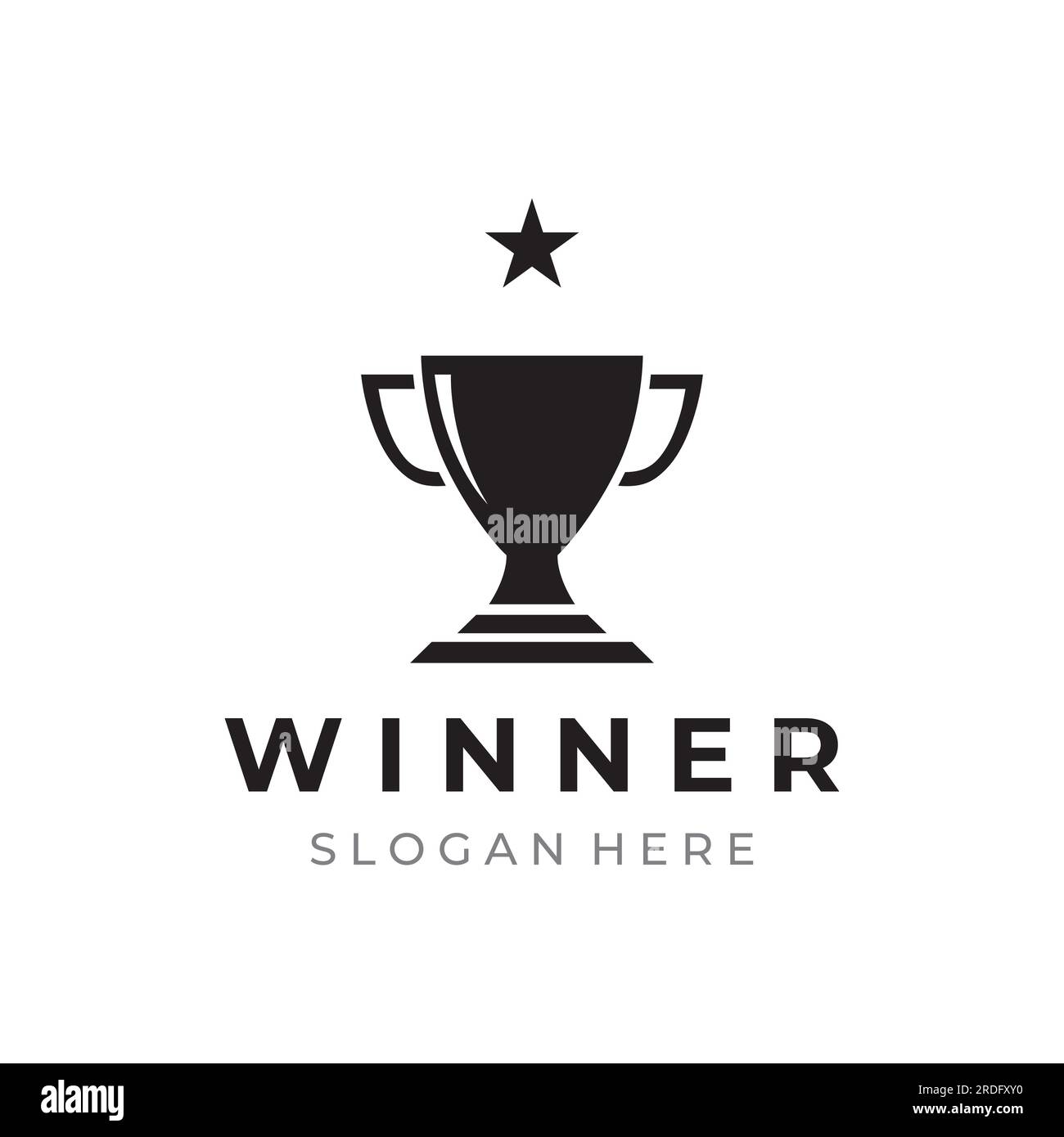 Creative and unique trophy logo. Trophy logo for sports tournament ...