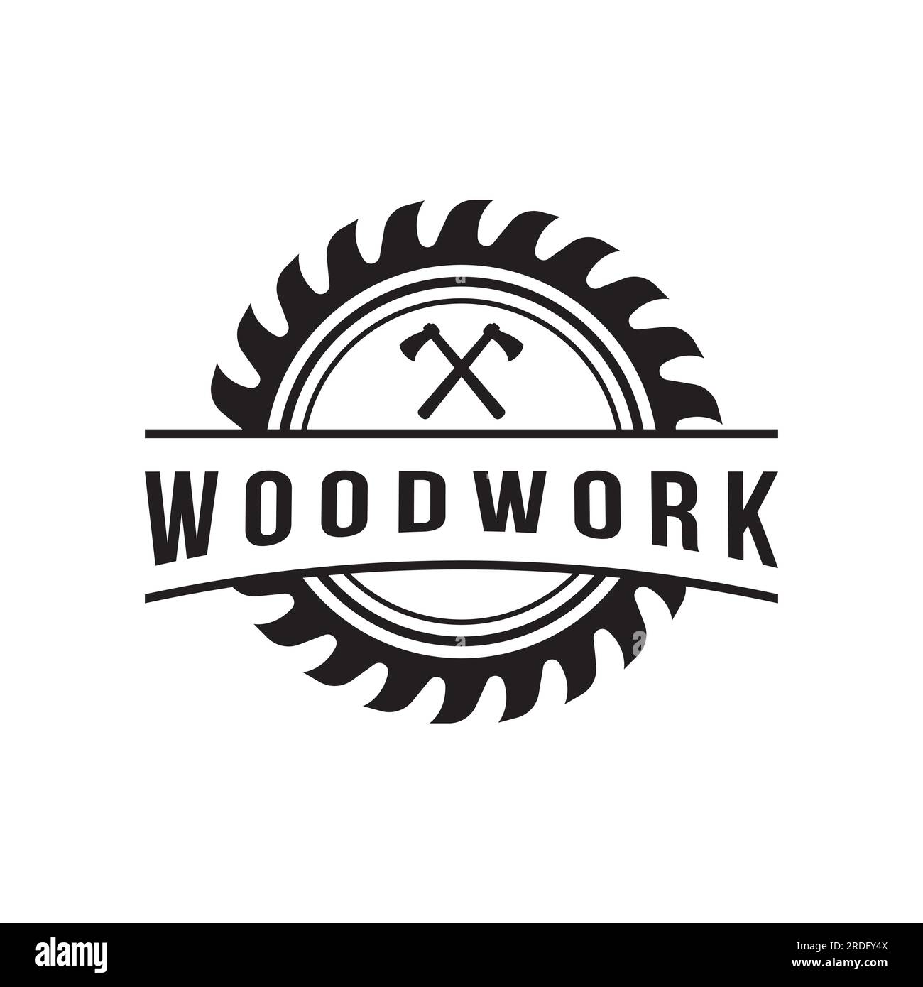 Wood saw premium logo design with vintage carpentry tools.Logo for ...