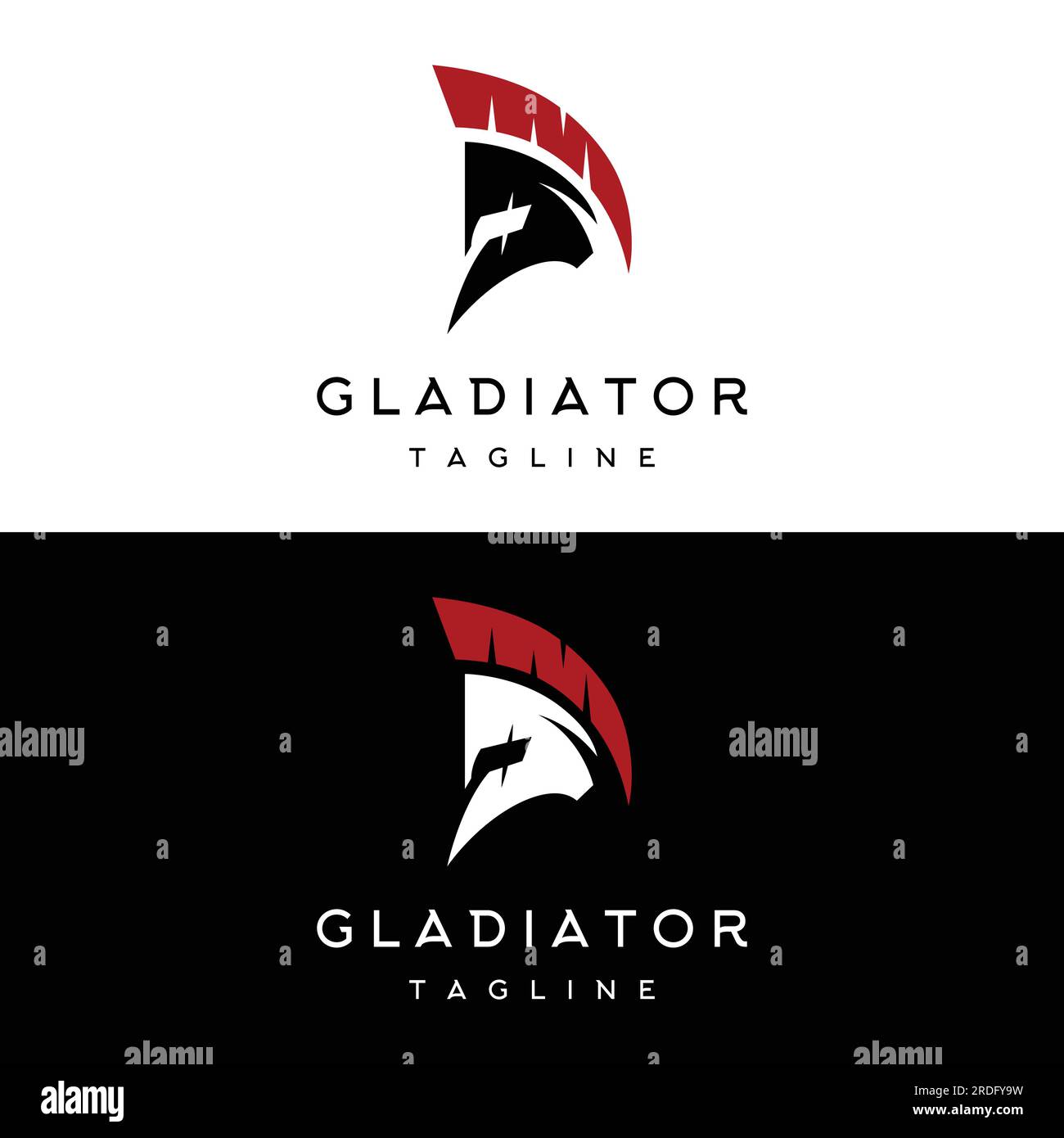 Simple greek spartan warrior helmet Logo design, with creative idea ...