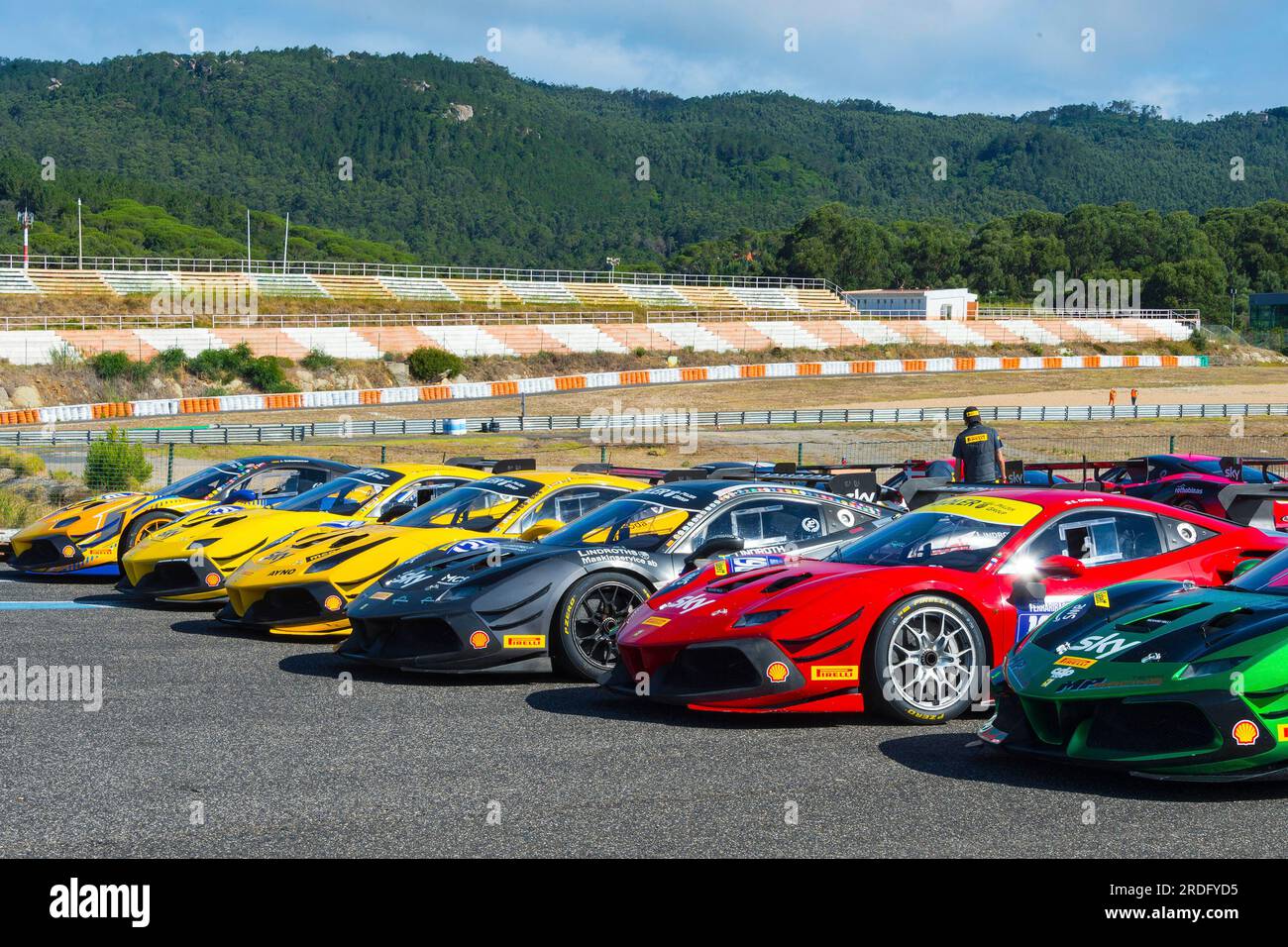 Estoril, Portugal. 15th July, 2023. Ferrari 488 EVO at Estoril Circuit ...