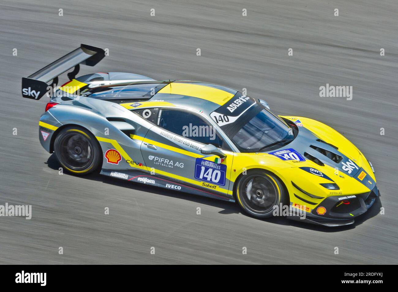 Estoril, Portugal. 14th July, 2023. Ferrari 488 EVO #140 driven by Pino ...