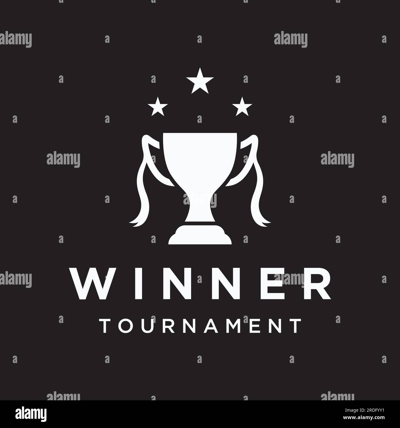 Creative and unique trophy logo. Trophy logo for sports tournament ...