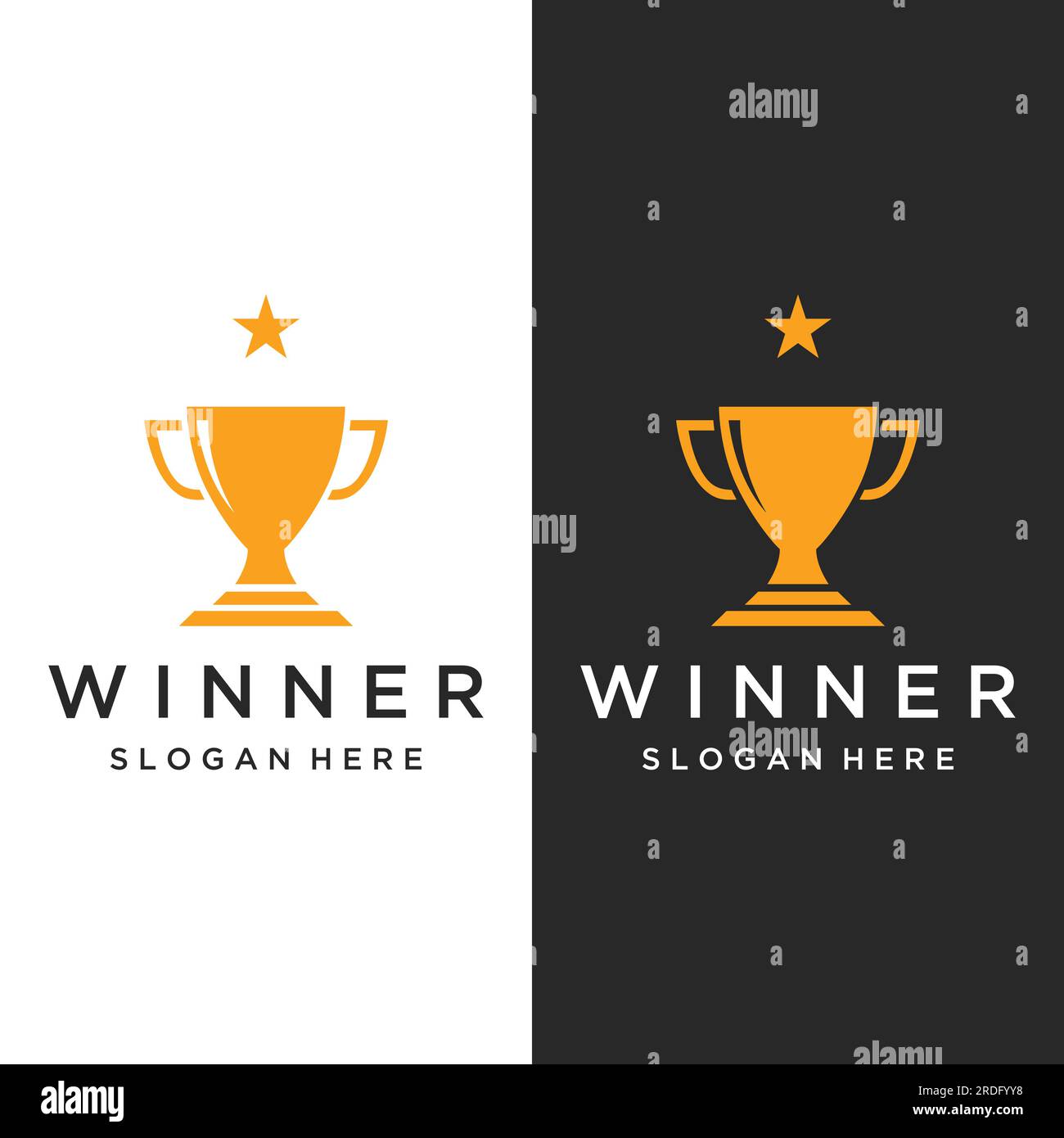 Creative and unique trophy logo. Trophy logo for sports tournament ...