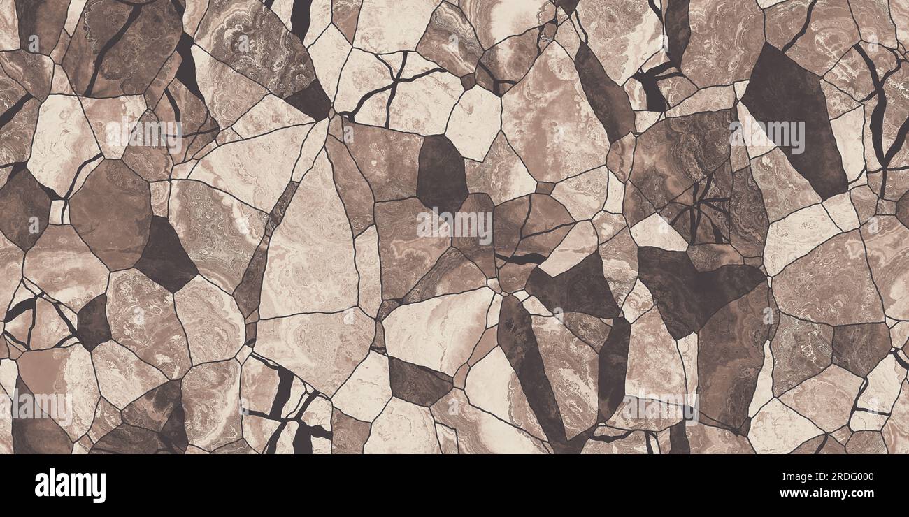 Seamless Cracked Stone Texture