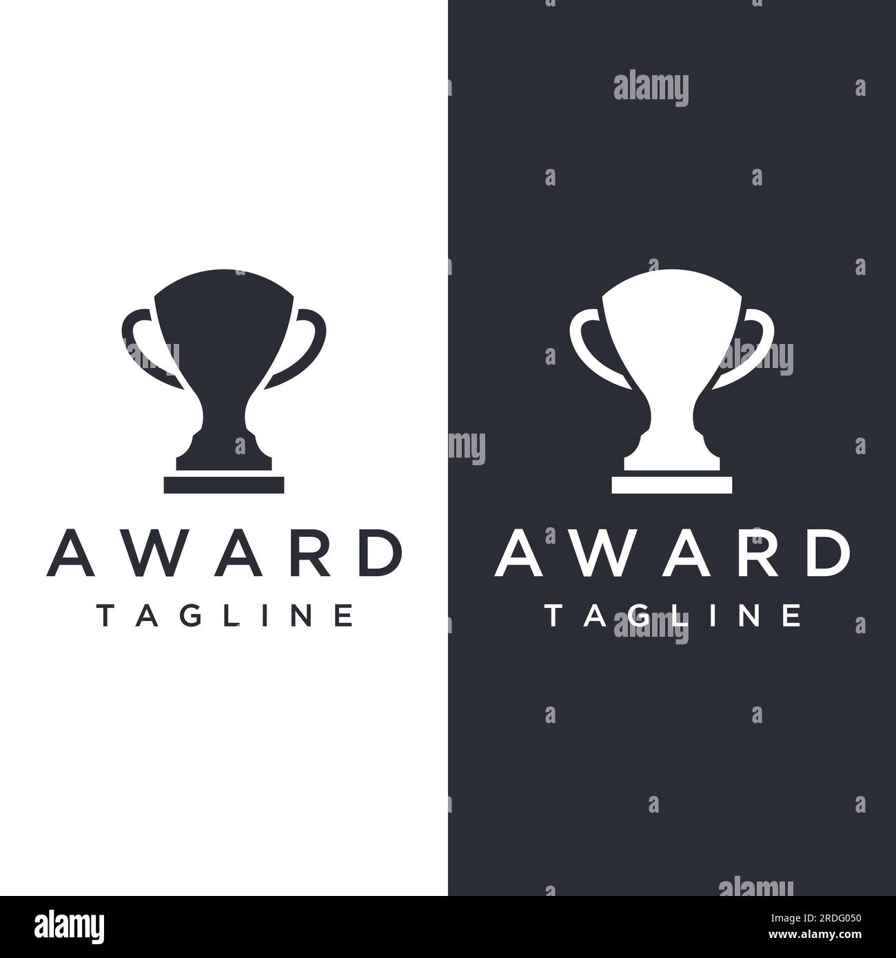 Creative and unique trophy logo. Trophy logo for sports tournament ...