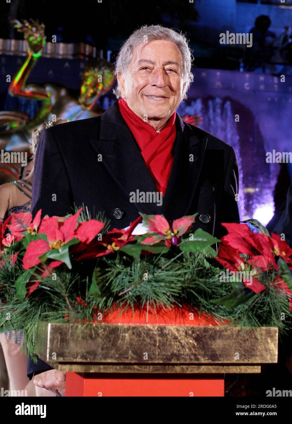 File photo dated 29/11/07 of Tony Bennett turning on the Christmas tree ...