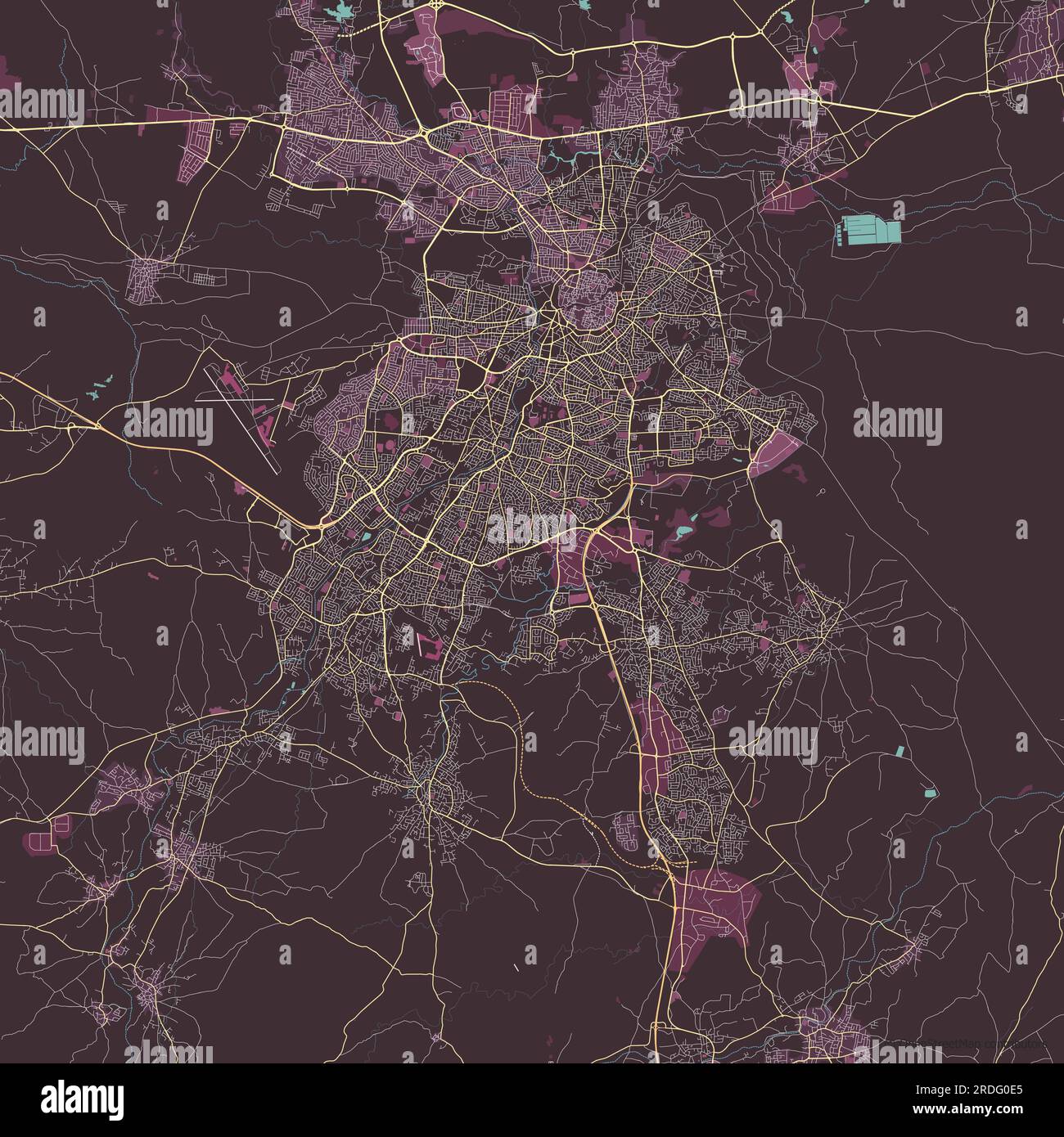 Vector city map of Nicosia, Cyprus Stock Vector Image & Art - Alamy