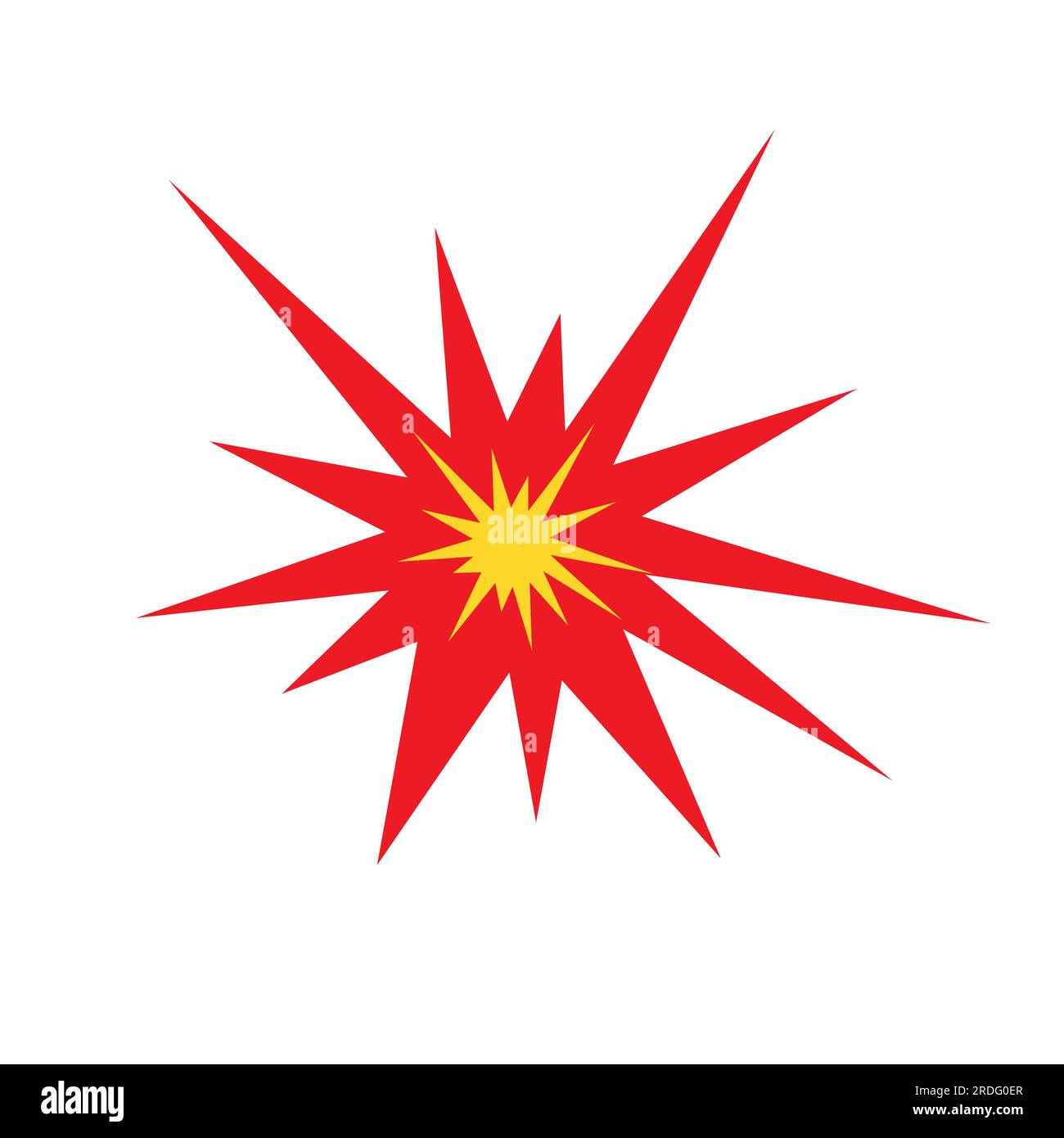 Illustration of explosion icon. Vector symbol Stock Vector Image & Art ...