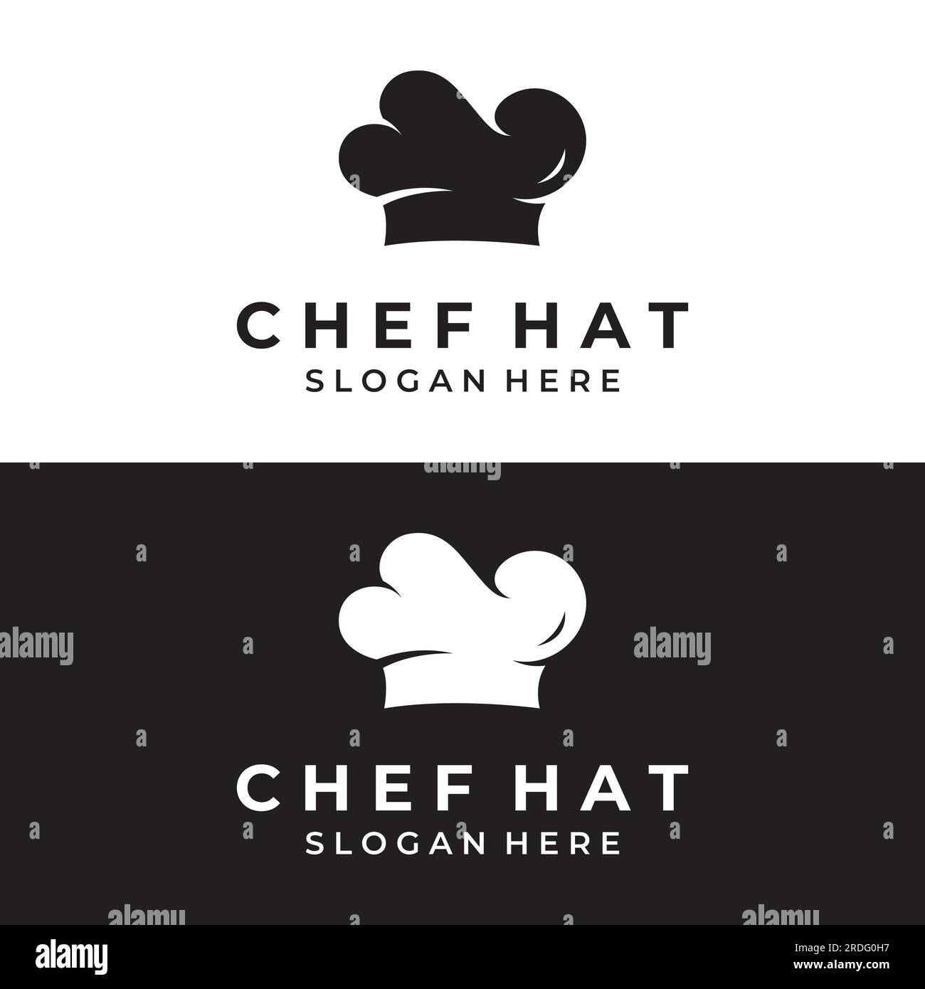Professional chef or kitchen chef hat logo template.Logo for business ...