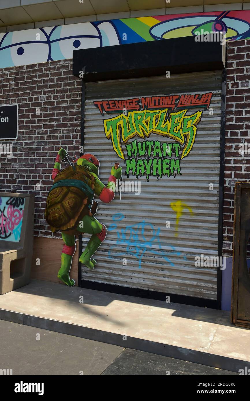 'Teenage Mutant Ninja Turtles: Mutant Mayhem'-Promotion auf der San ...