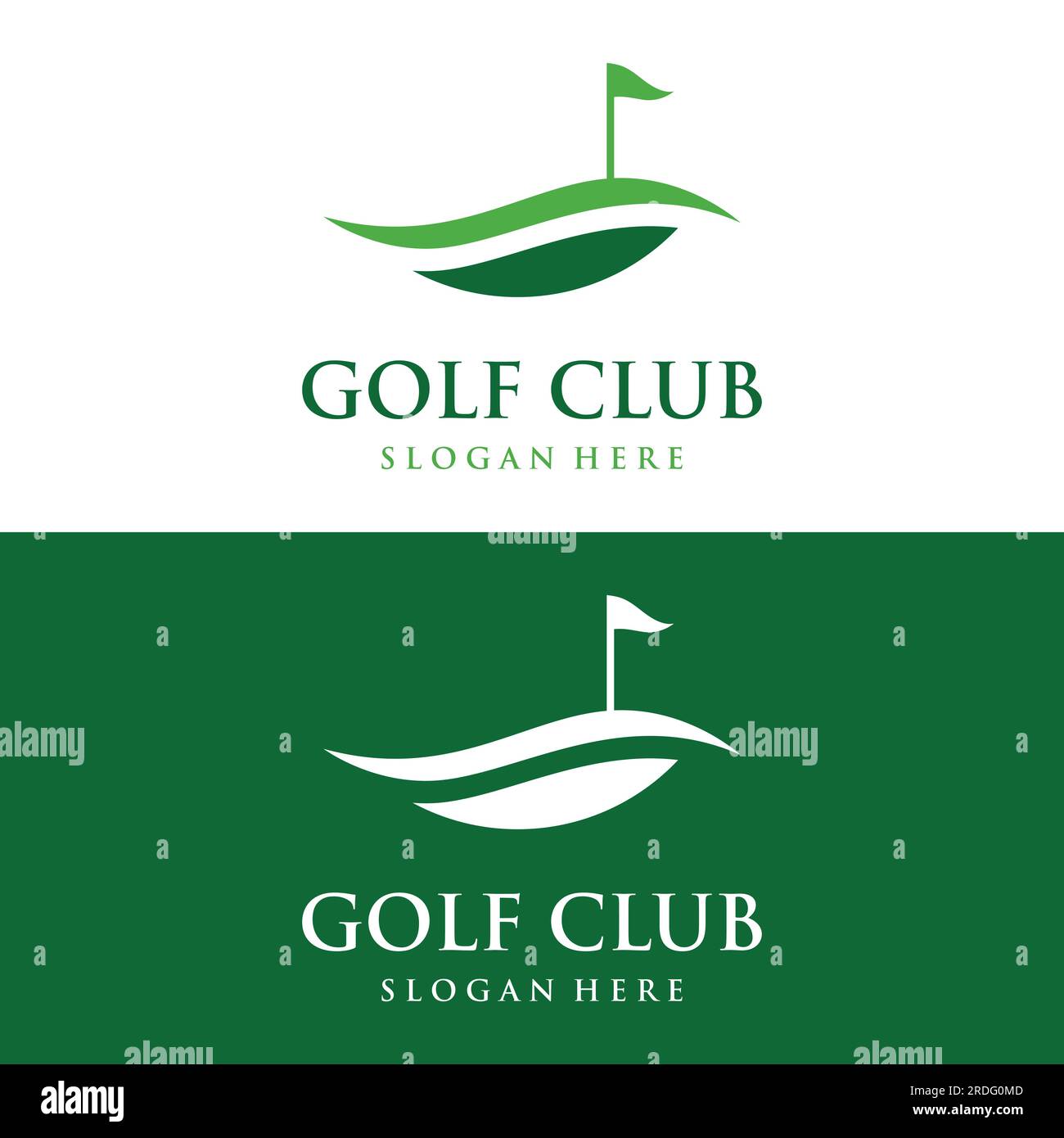 Golf ball and stick and golf course logo design. Logo for professional ...