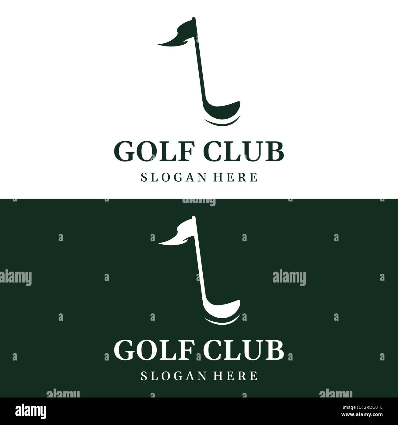 Golf ball and stick and golf course logo design. Logo for professional ...