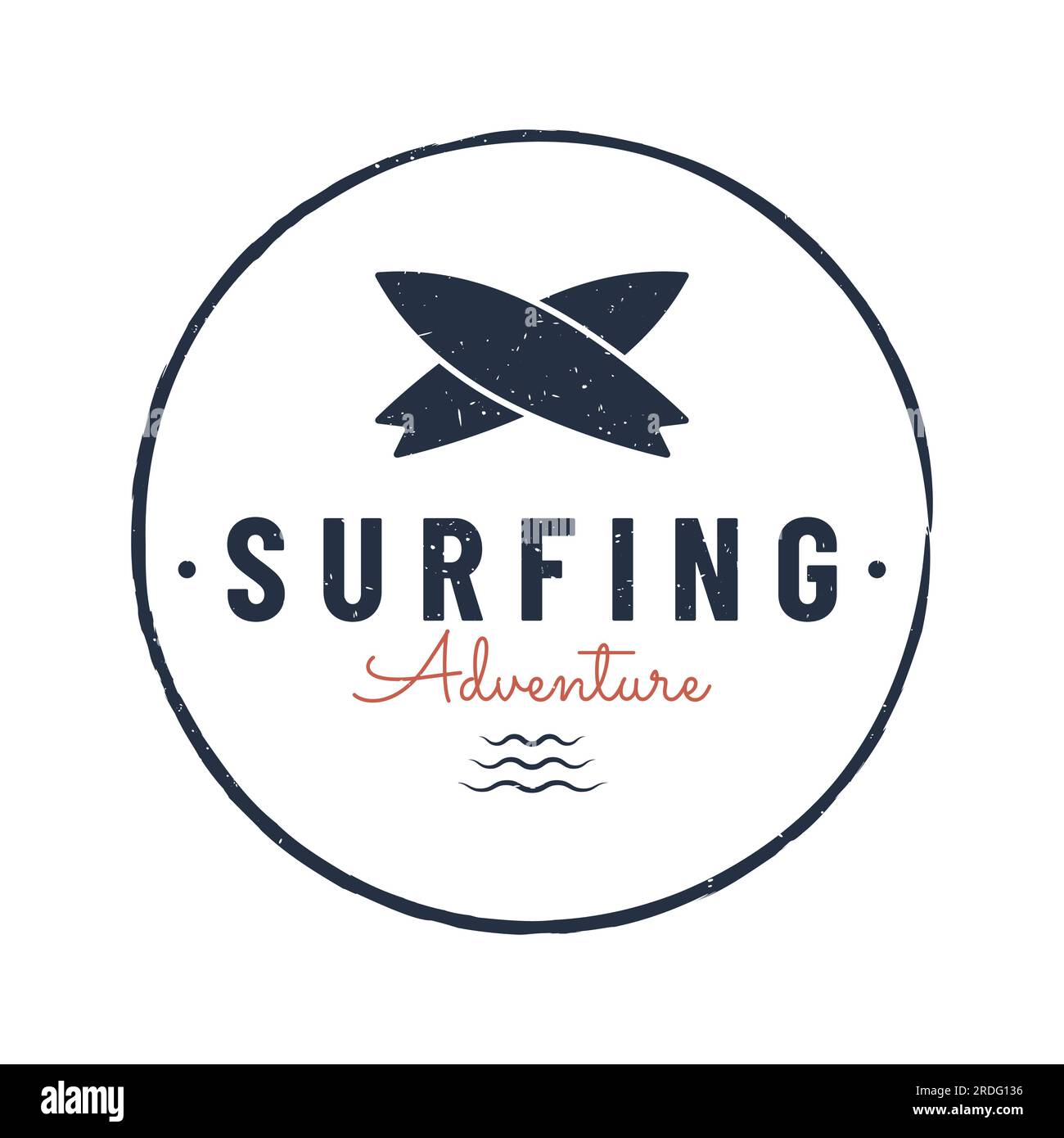 Vintage surfboard logo,surfing on summer beach.For business,badge ...