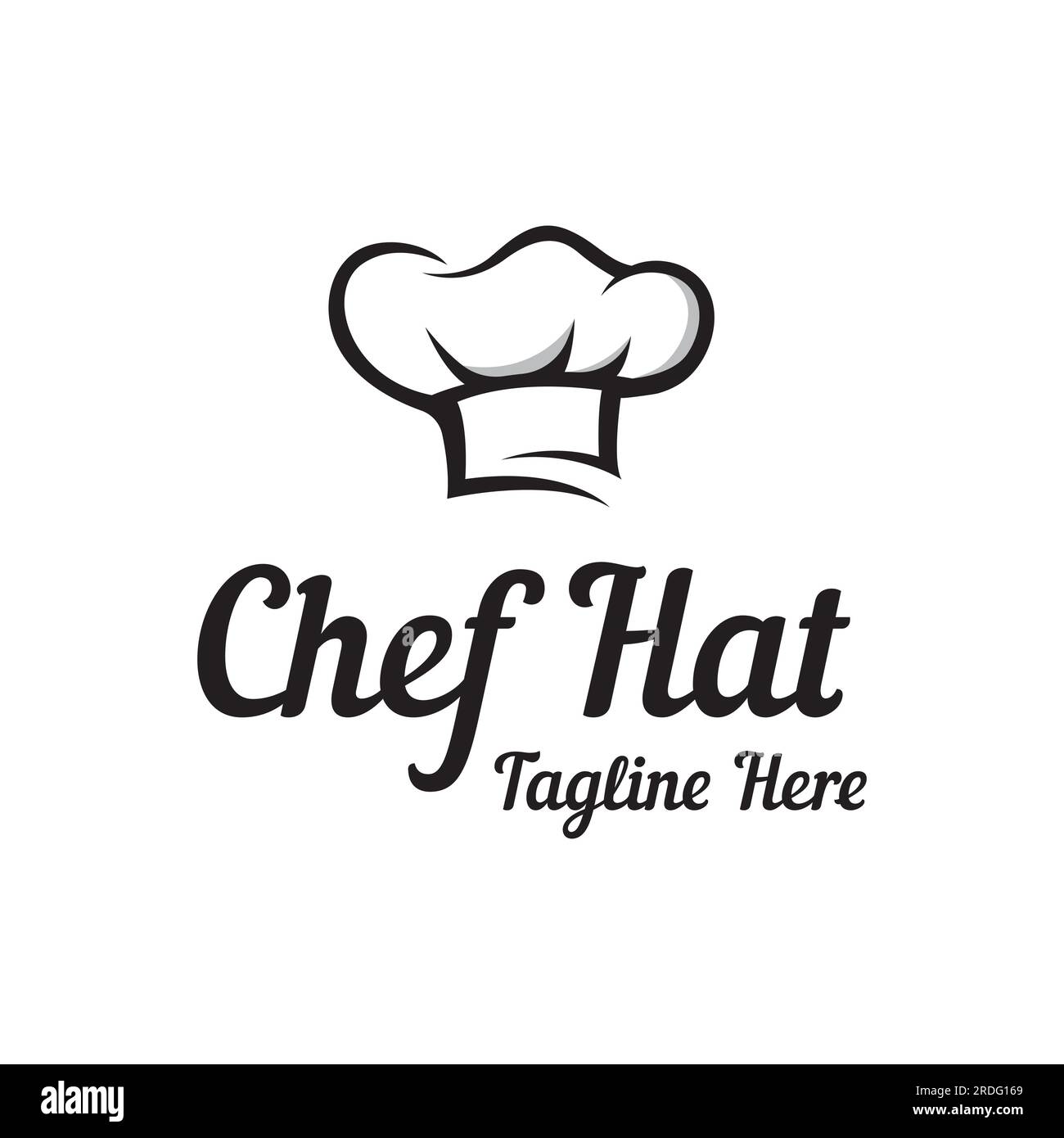 Professional chef or kitchen chef hat logo template.Logo for business ...