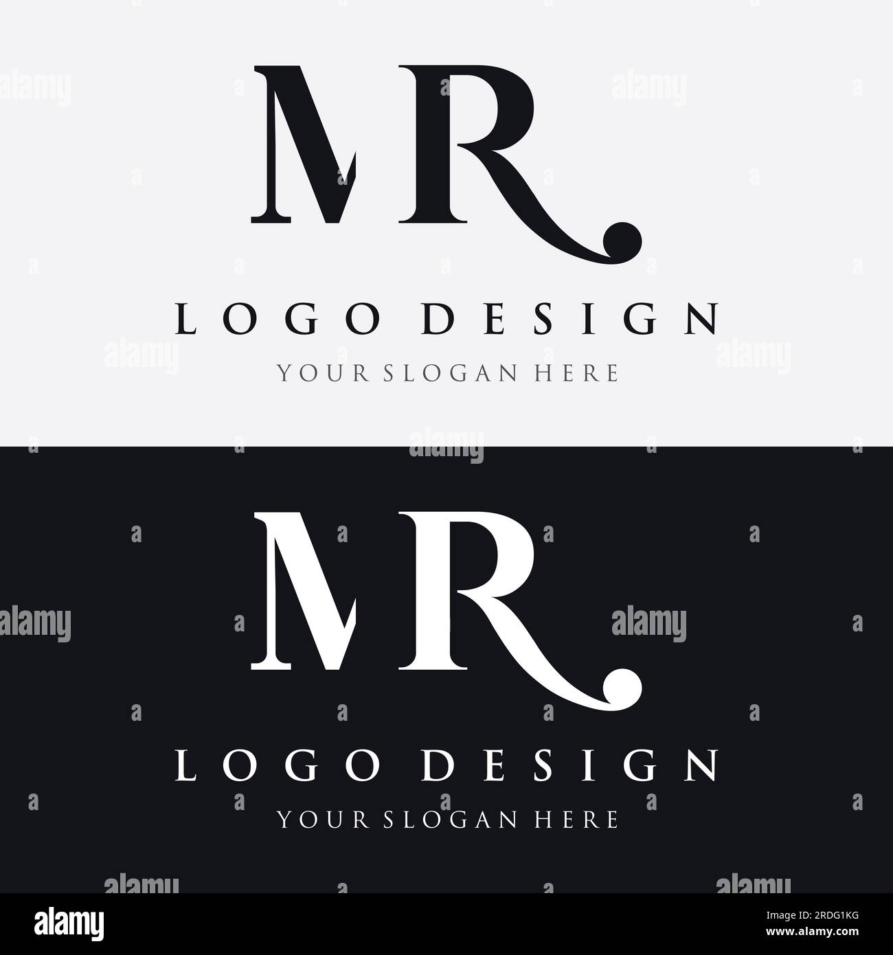 Luxury letters MR , RM , M , R with an elegant, modern and unique ...