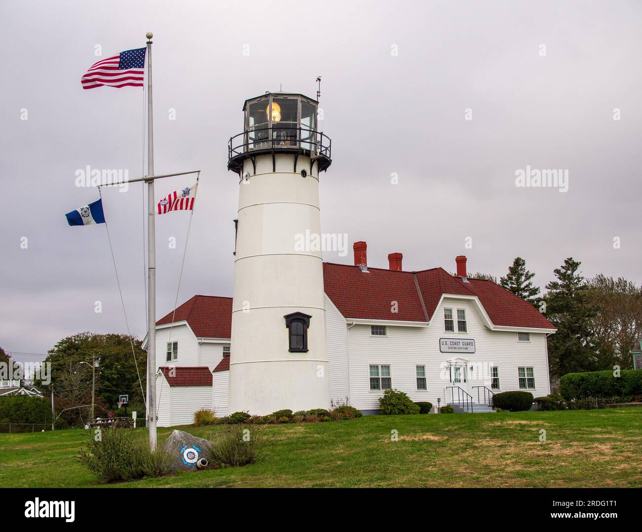 Chatham Lighthouse stands proudly in Chatham, Massachusetts, USA ...