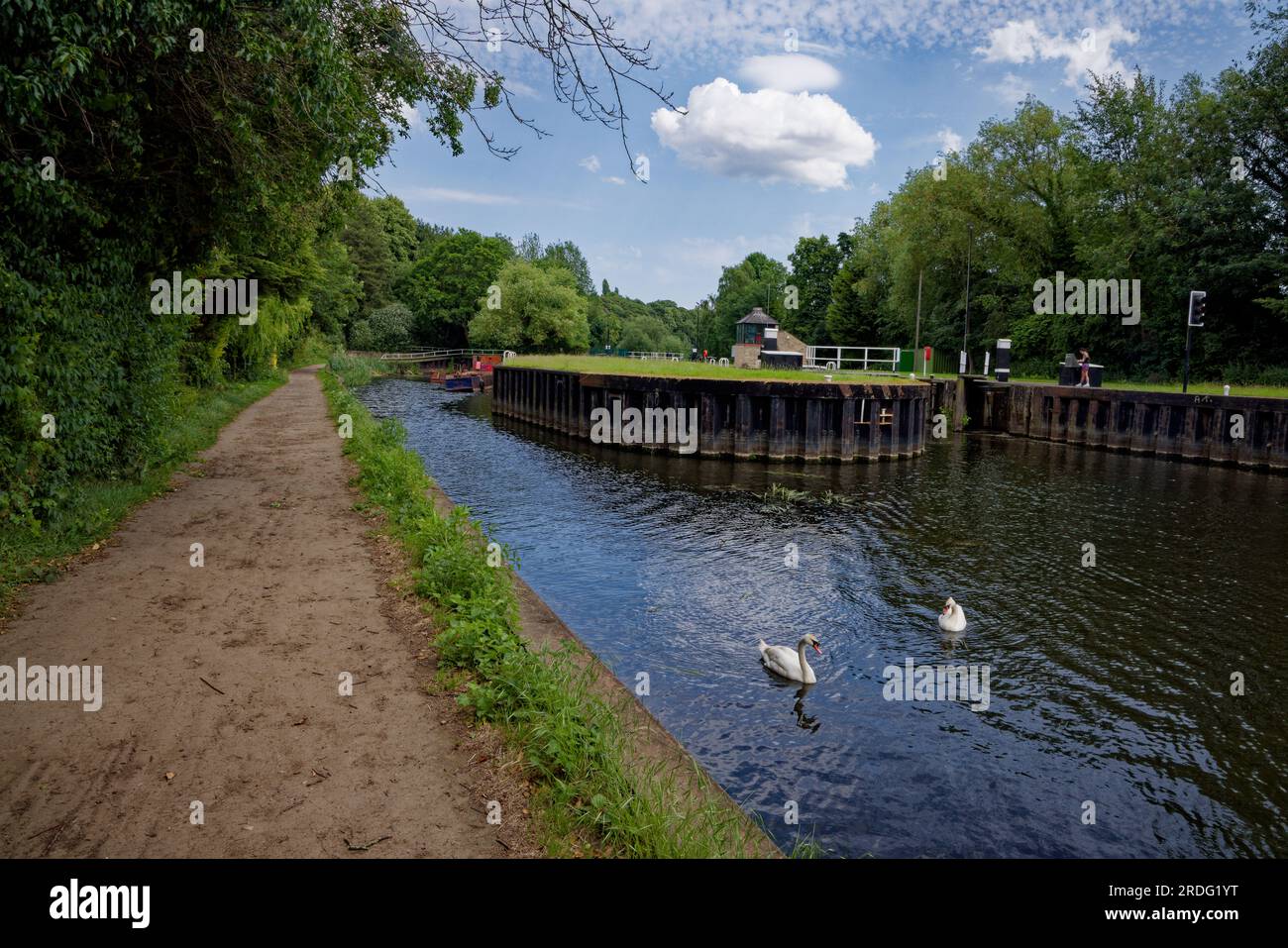 Sprotbrough Lock, Doncaster Stock Photo - Alamy