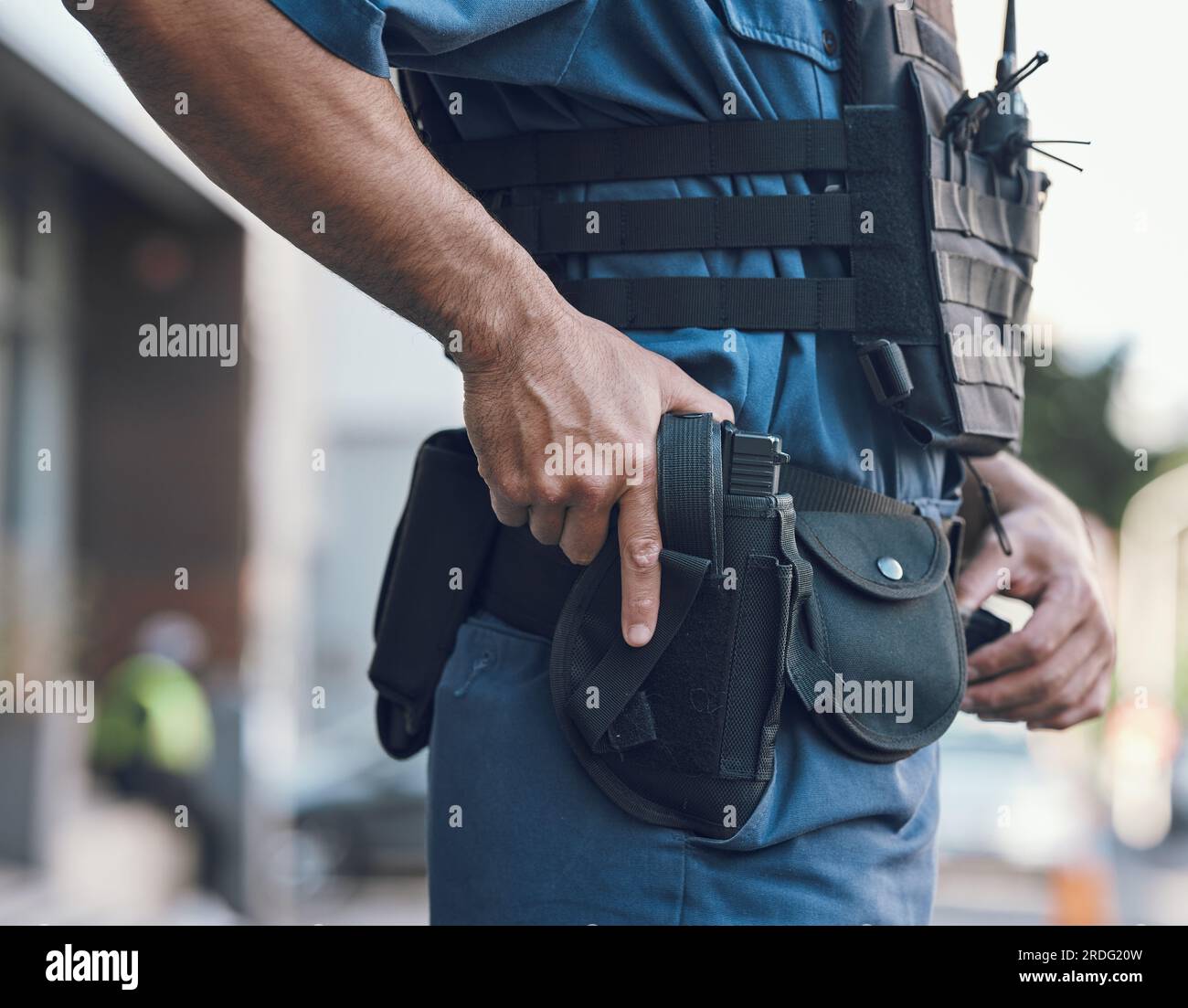Police service weapon hi-res stock photography and images - Alamy