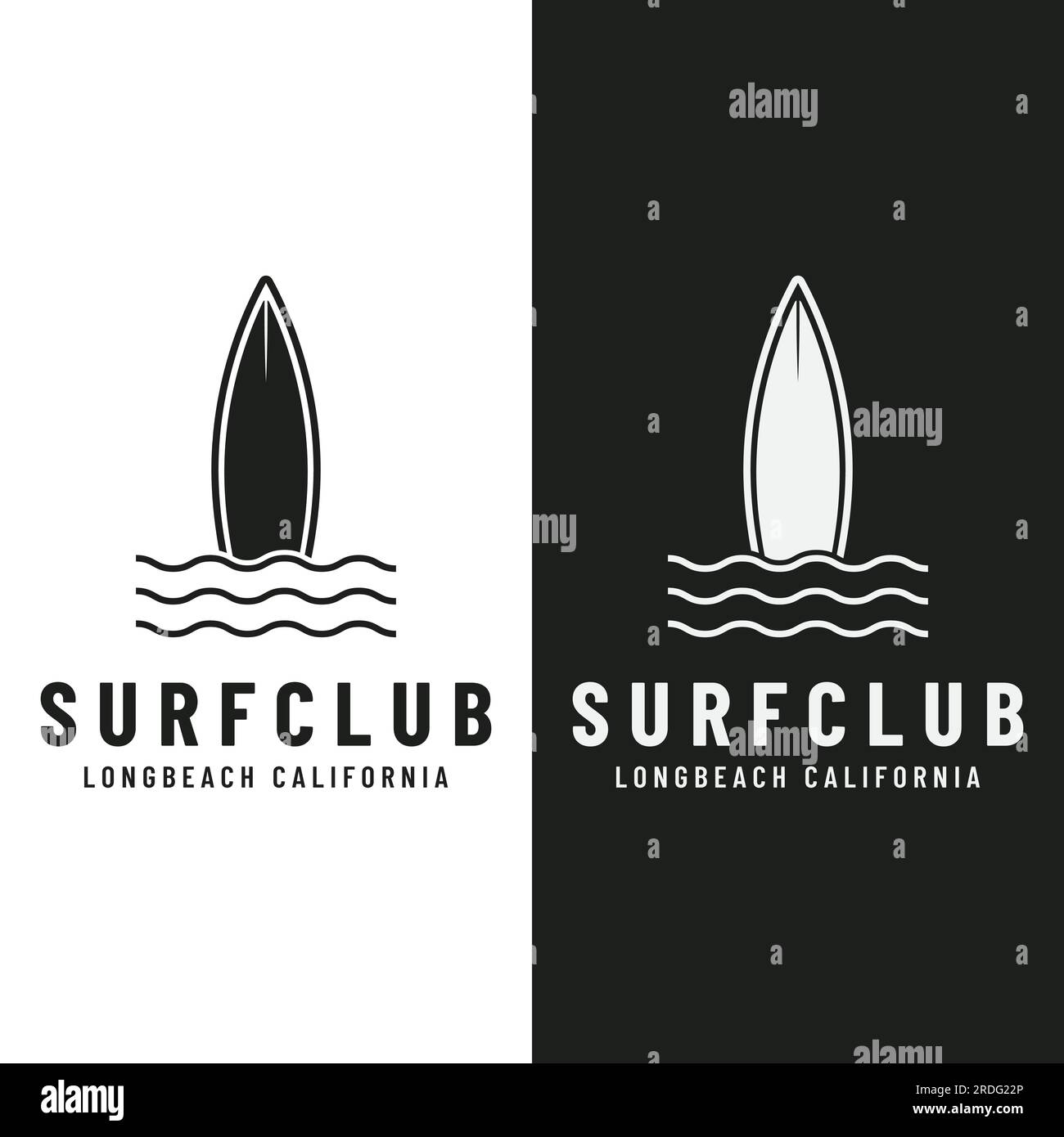Vintage surfboard logo,surfing on summer beach.For business,badge ...