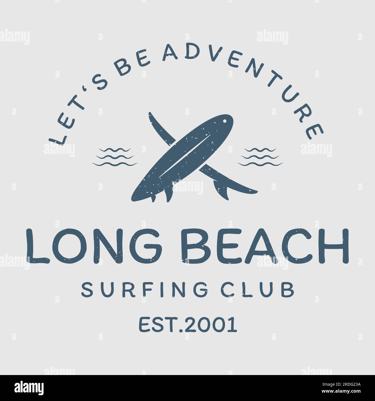 Vintage surfboard logo,surfing on summer beach.For business,badge ...