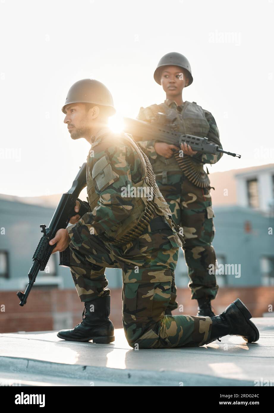 Black Military People