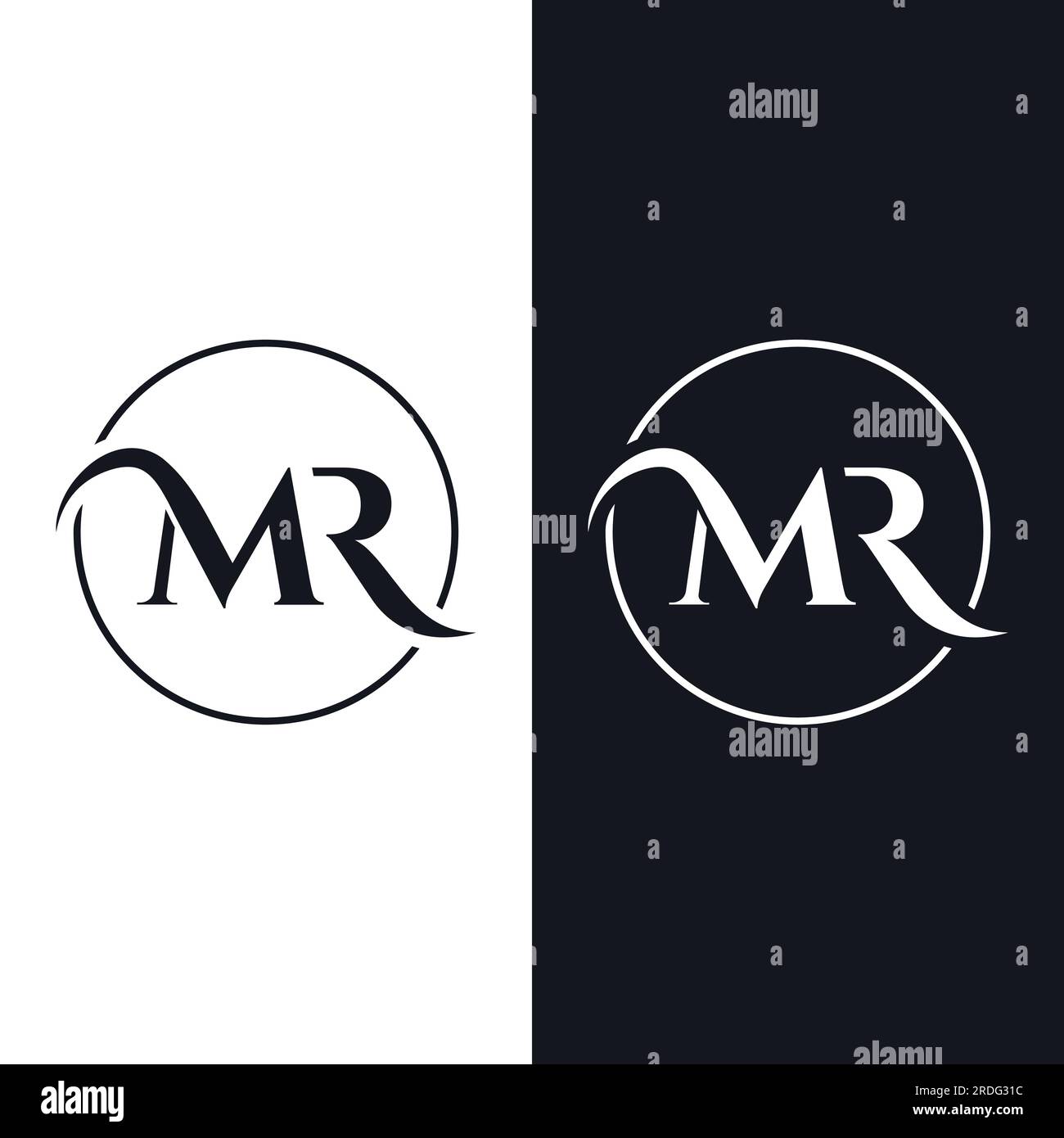 Luxury letters MR , RM , M , R with an elegant, modern and unique ...