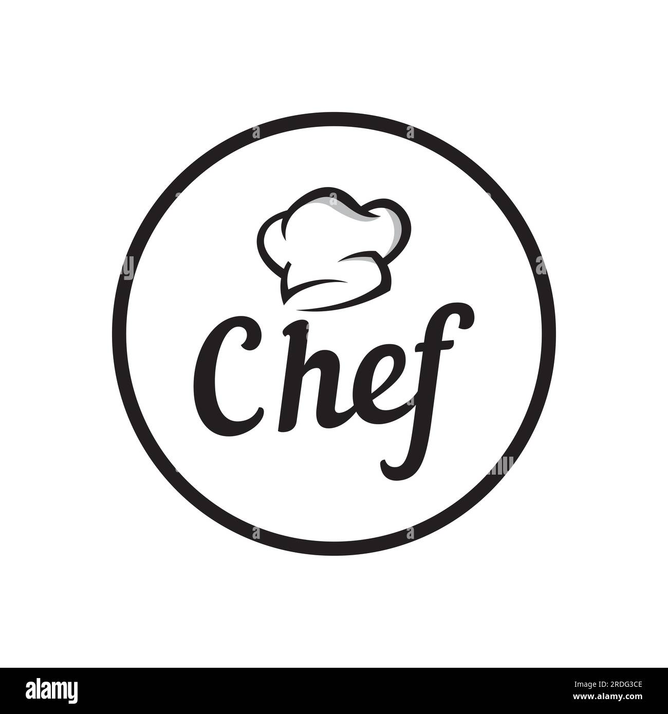 Professional chef or kitchen chef hat logo template.Logo for business,home cook and restaurant ...