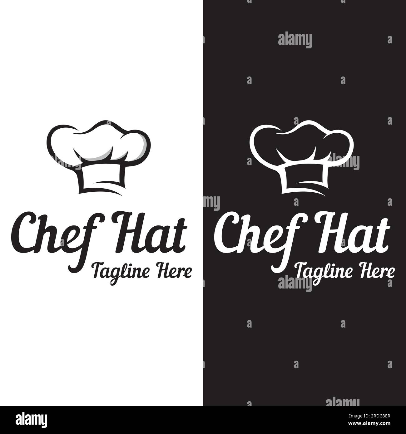 Professional chef or kitchen chef hat logo template.Logo for business ...