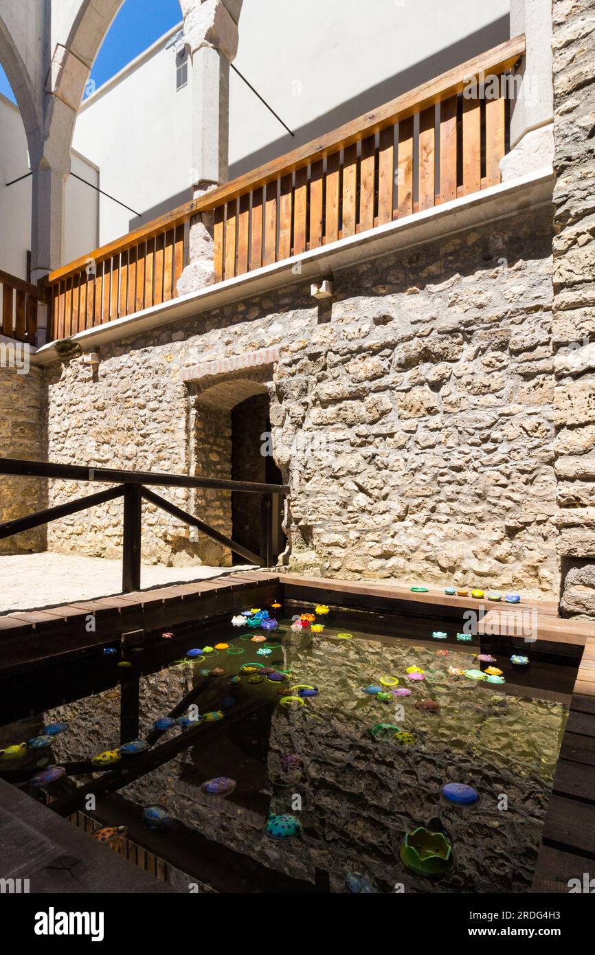 Reconstructed inner-court of Kinizsi var (Kinizsi Castle) originated ...