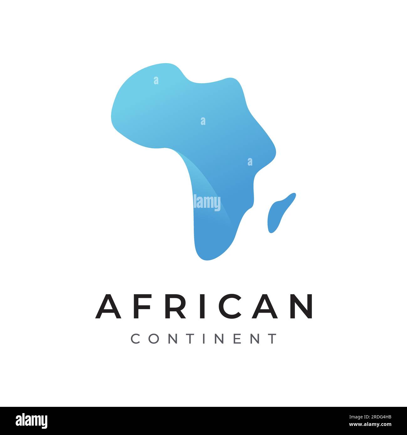 Map africa outline continent Stock Vector Images - Alamy