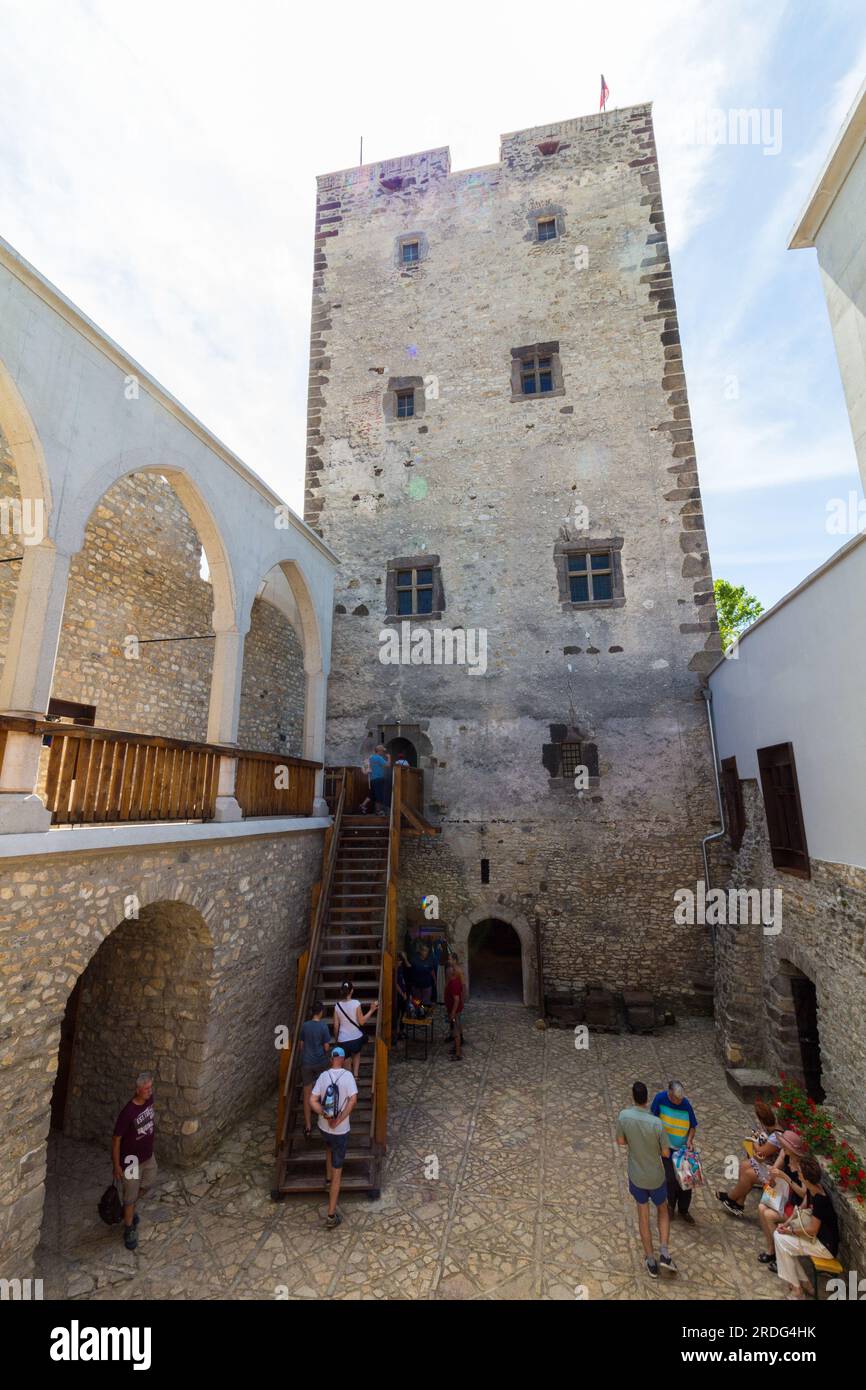 Rebuilt inner court of Kinizsi var (Kinizsi Castle) originated from ...