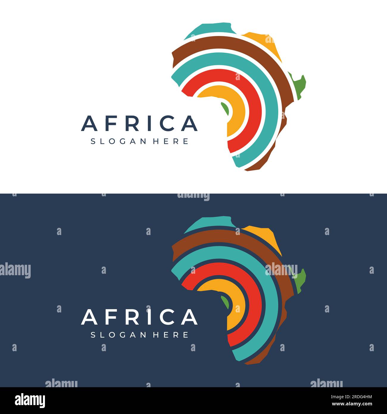 Map africa outline continent Stock Vector Images - Alamy