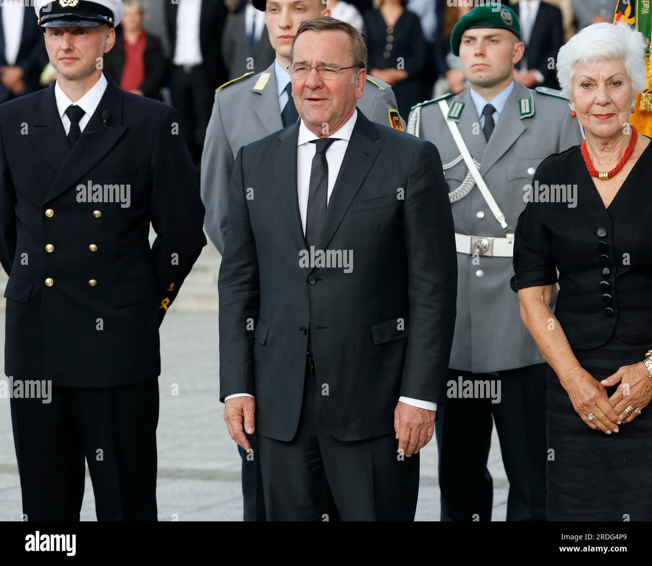 Berlin, Germany, July 20, 2023. German Defense Minister Boris Pistorius ...
