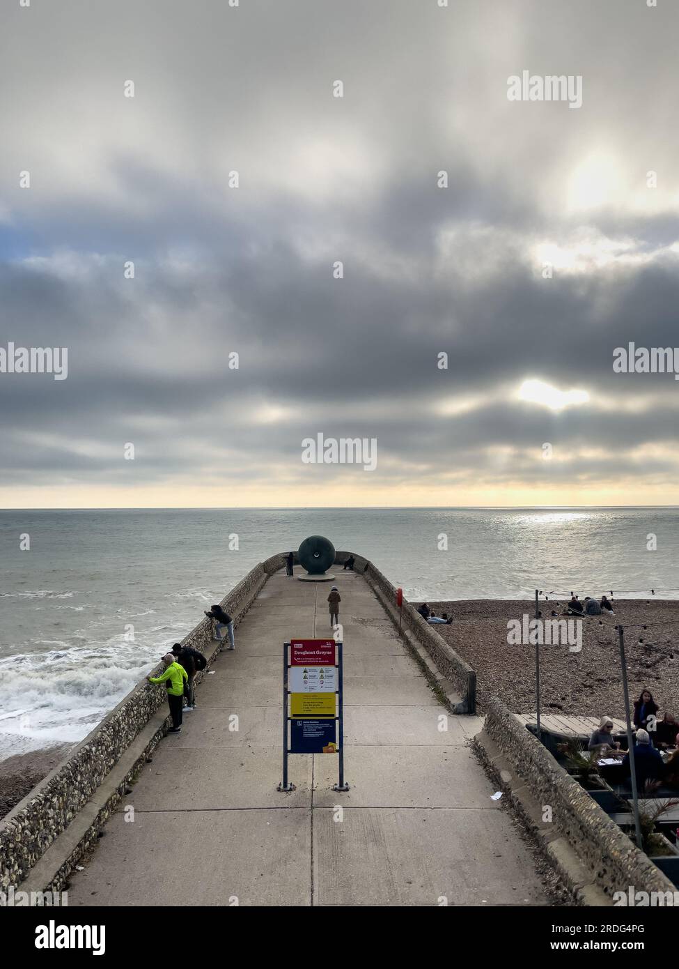 Brighton, UK - November 12th 2022: The Doughnut Groyne on Brighton ...