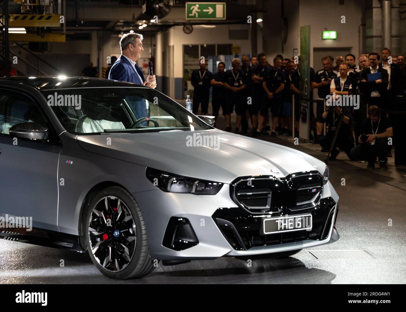 Dingolfing, Germany. 21st July, 2023. Markus Söder (CSU), Prime ...