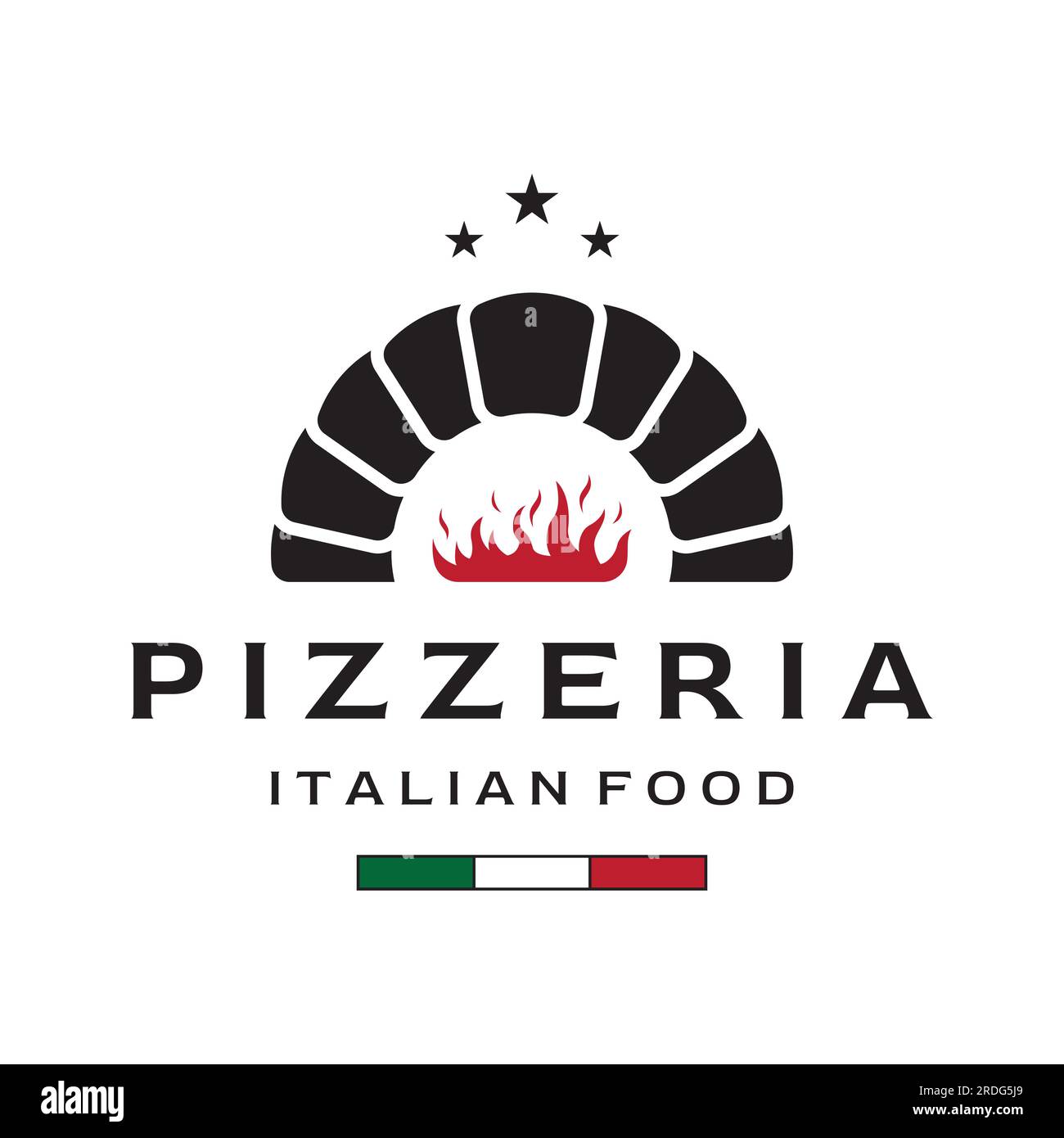 Delicious and delicious italian food logo design .With vintage food ...