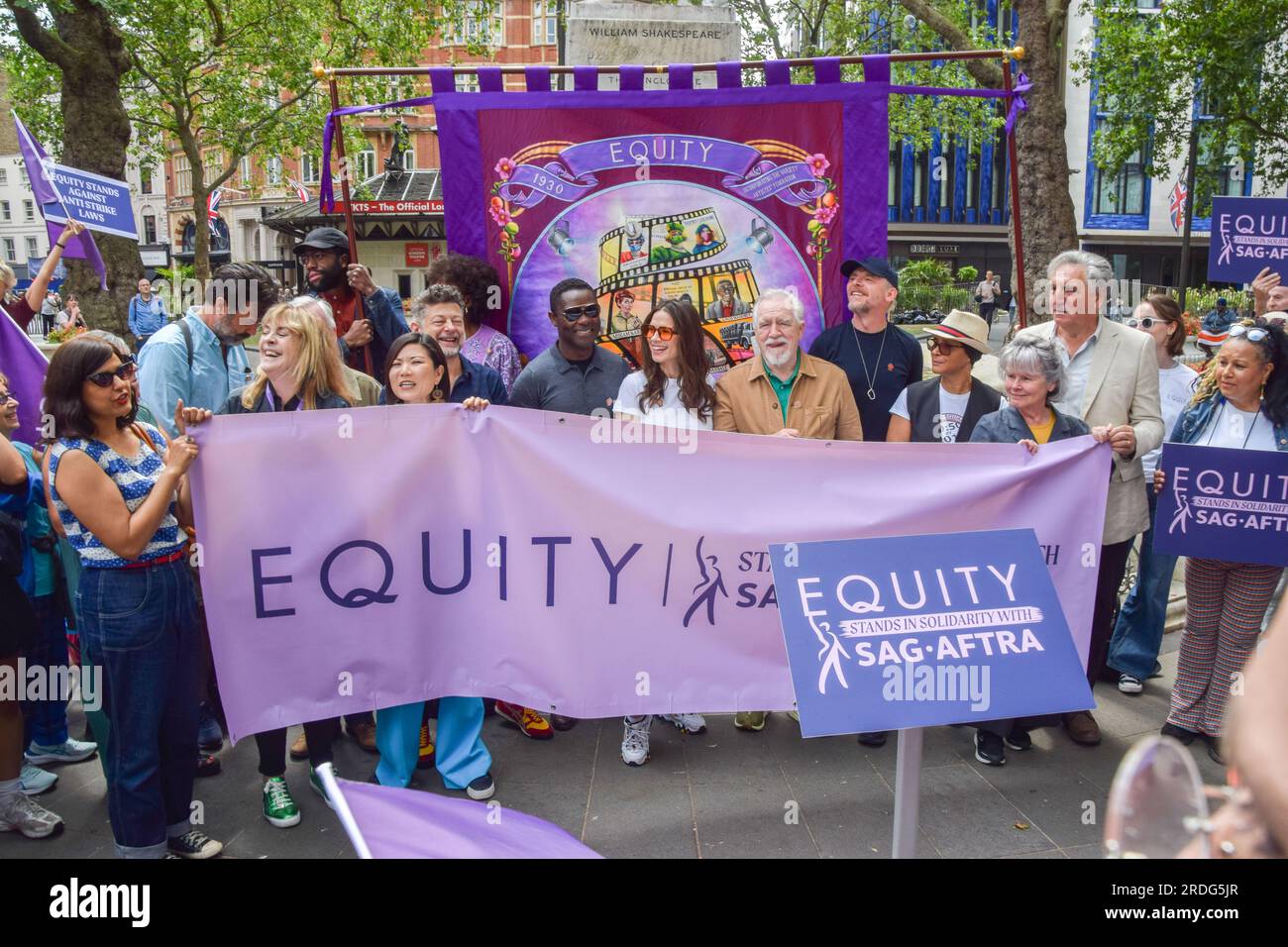 London, England, UK. 21st July, 2023. Actors ANDY SERKIS, DAVID OYELOWO ...