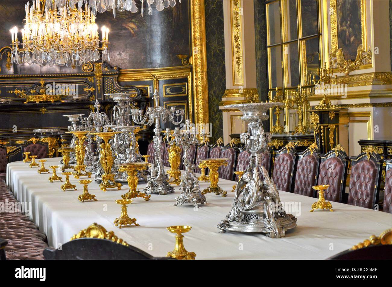 Paris, France 03.25.2017: interior of a famous museum of Paris Stock ...