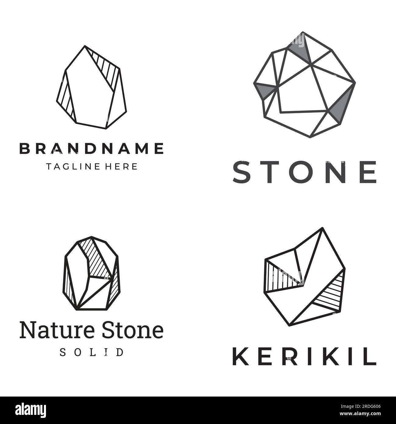 Modern natural stone house eco Stock Vector Images - Alamy
