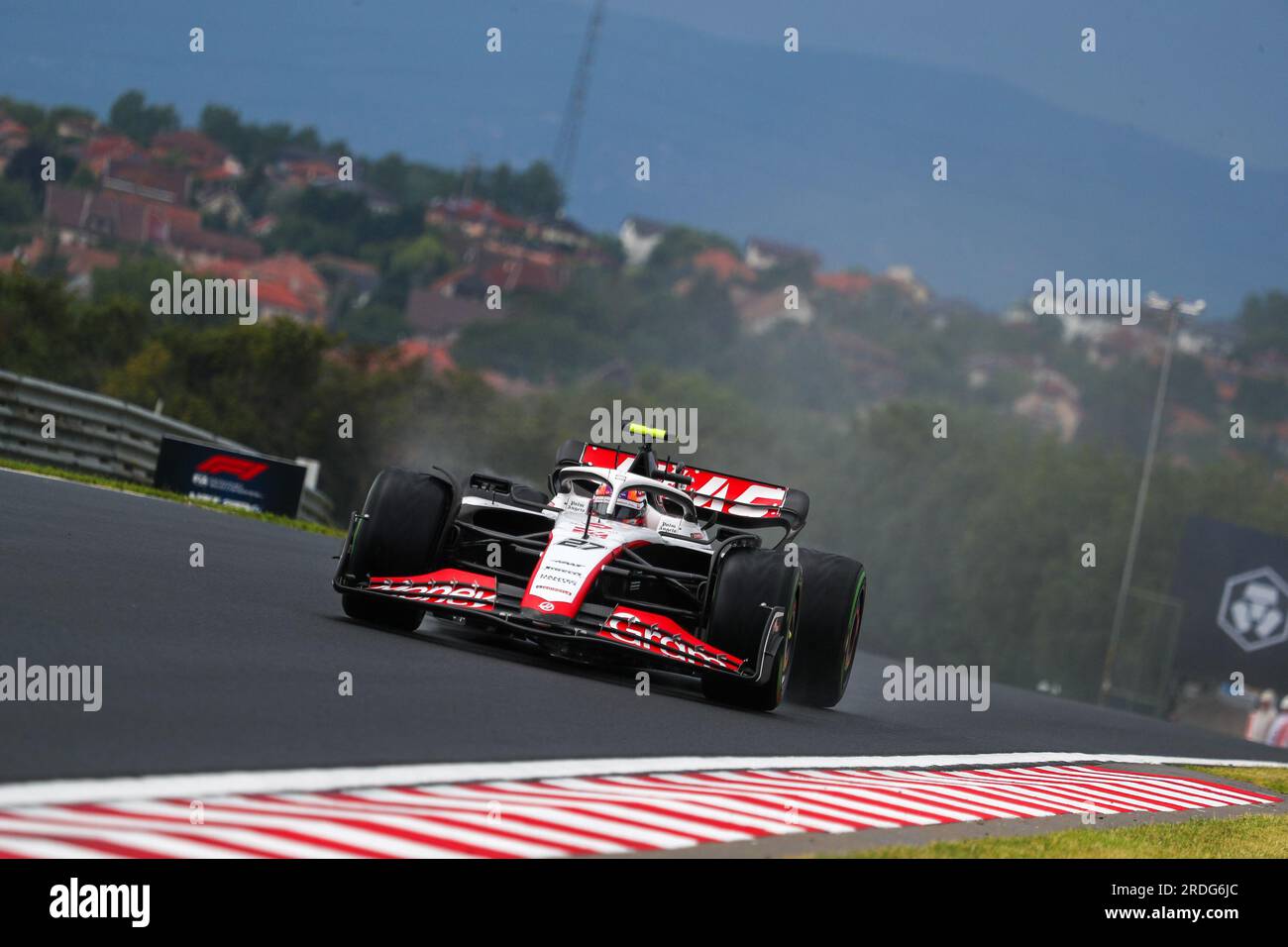 Nico Hulkenberg (GER) Haas F1 Team during Free Practice 1, Friday Jul ...