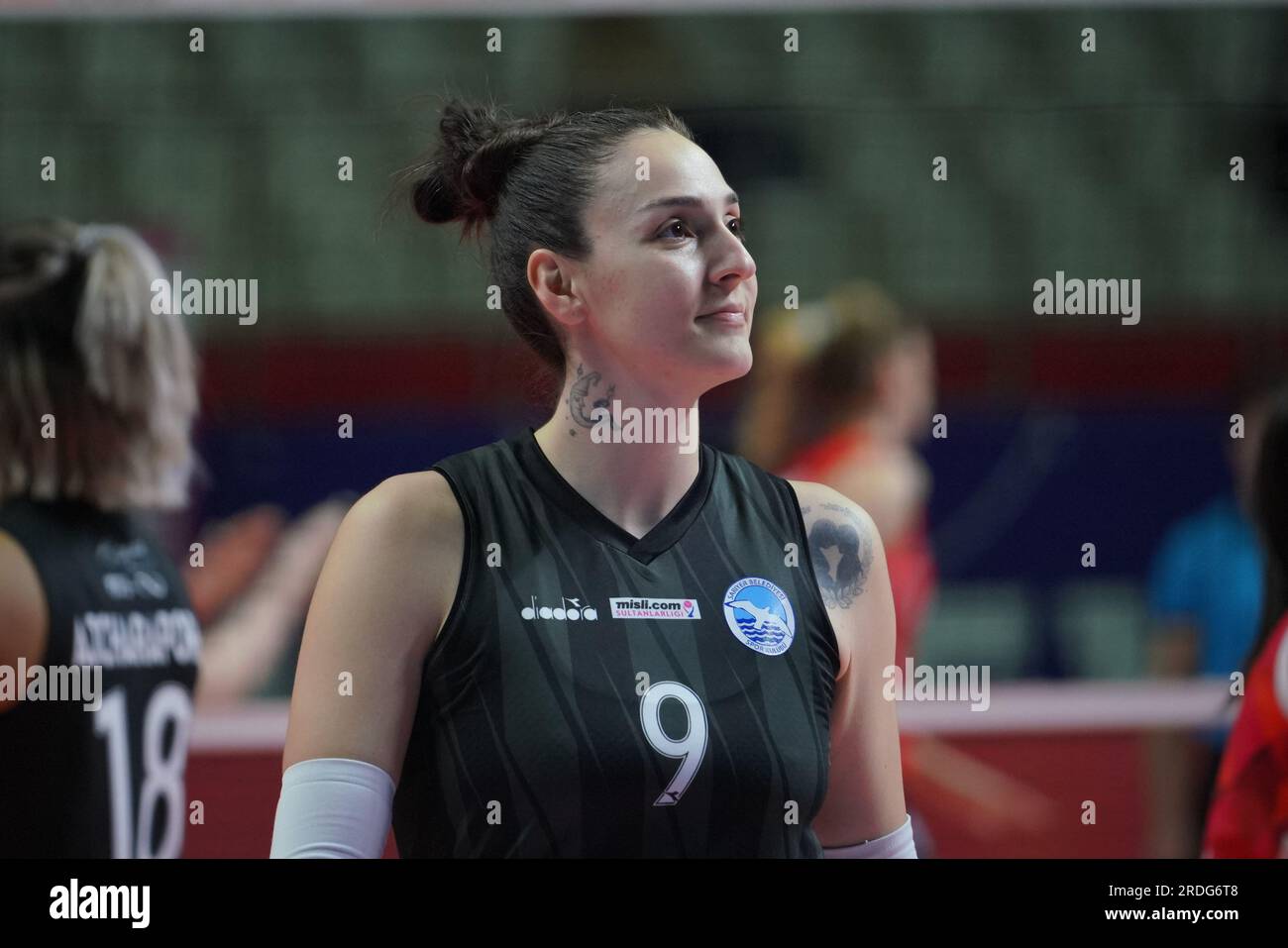ISTANBUL, TURKIYE - MARCH 11, 2023: Busra Cansu Kilicli in Turk Hava ...