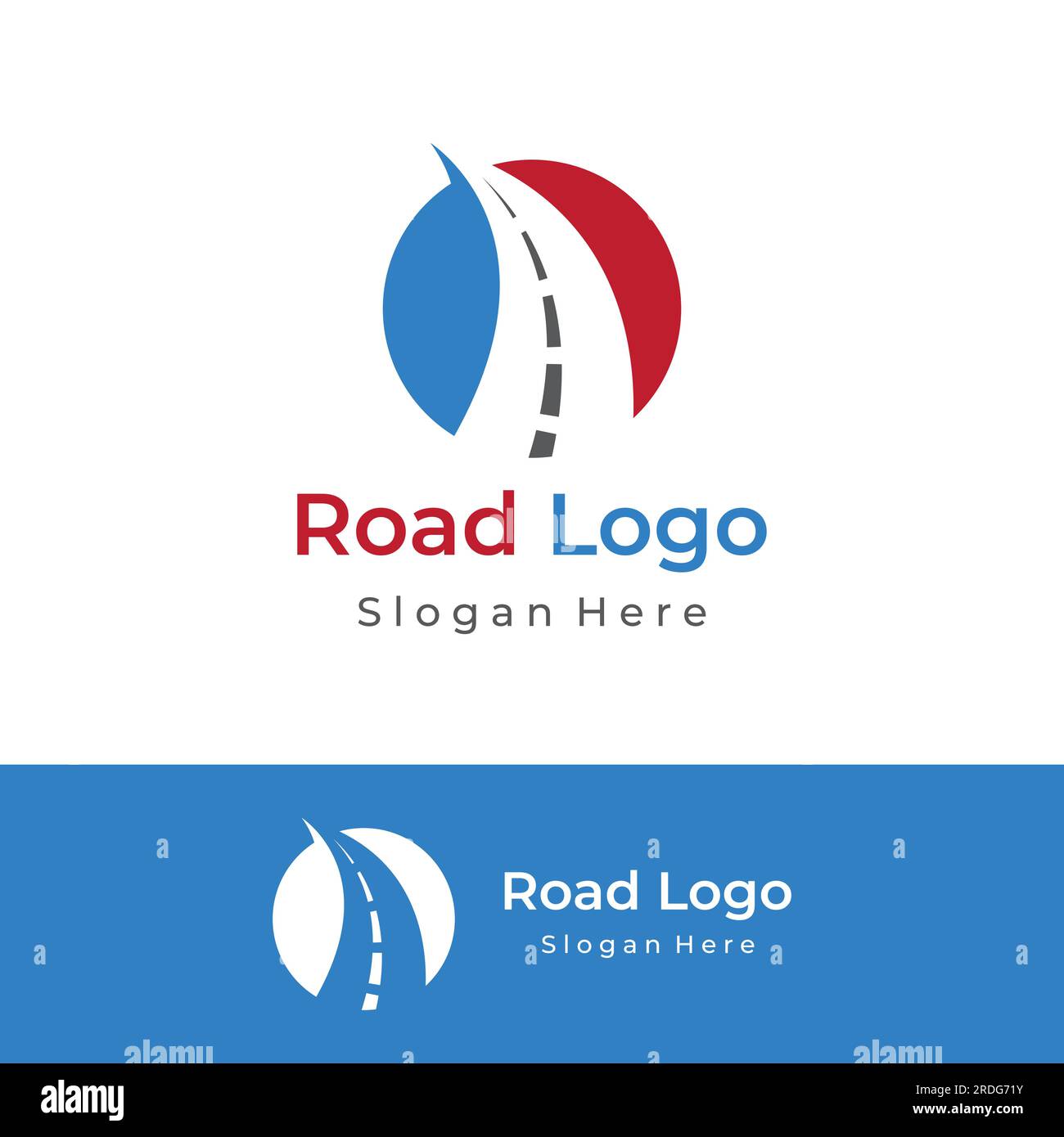 Highway logo design, asphalt road route, traffic. Logo can be for ...