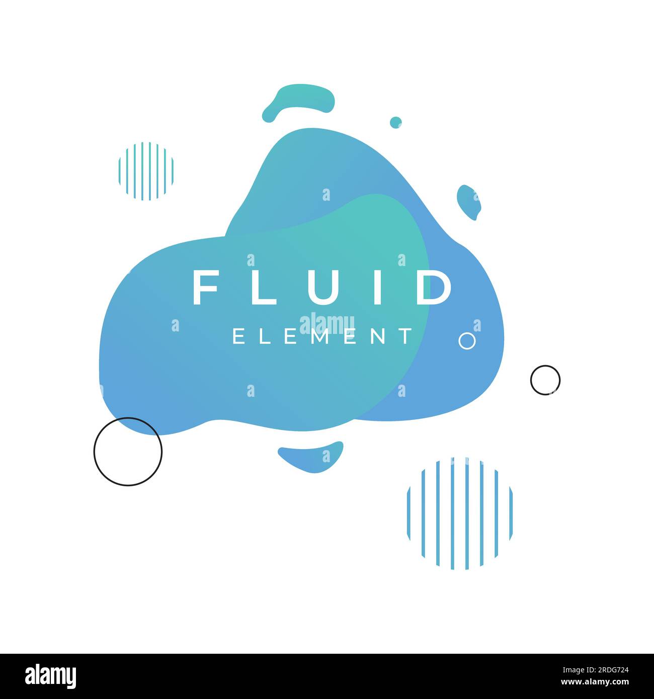 Modern colorful geometric fluid splash element abstract logo creative ...